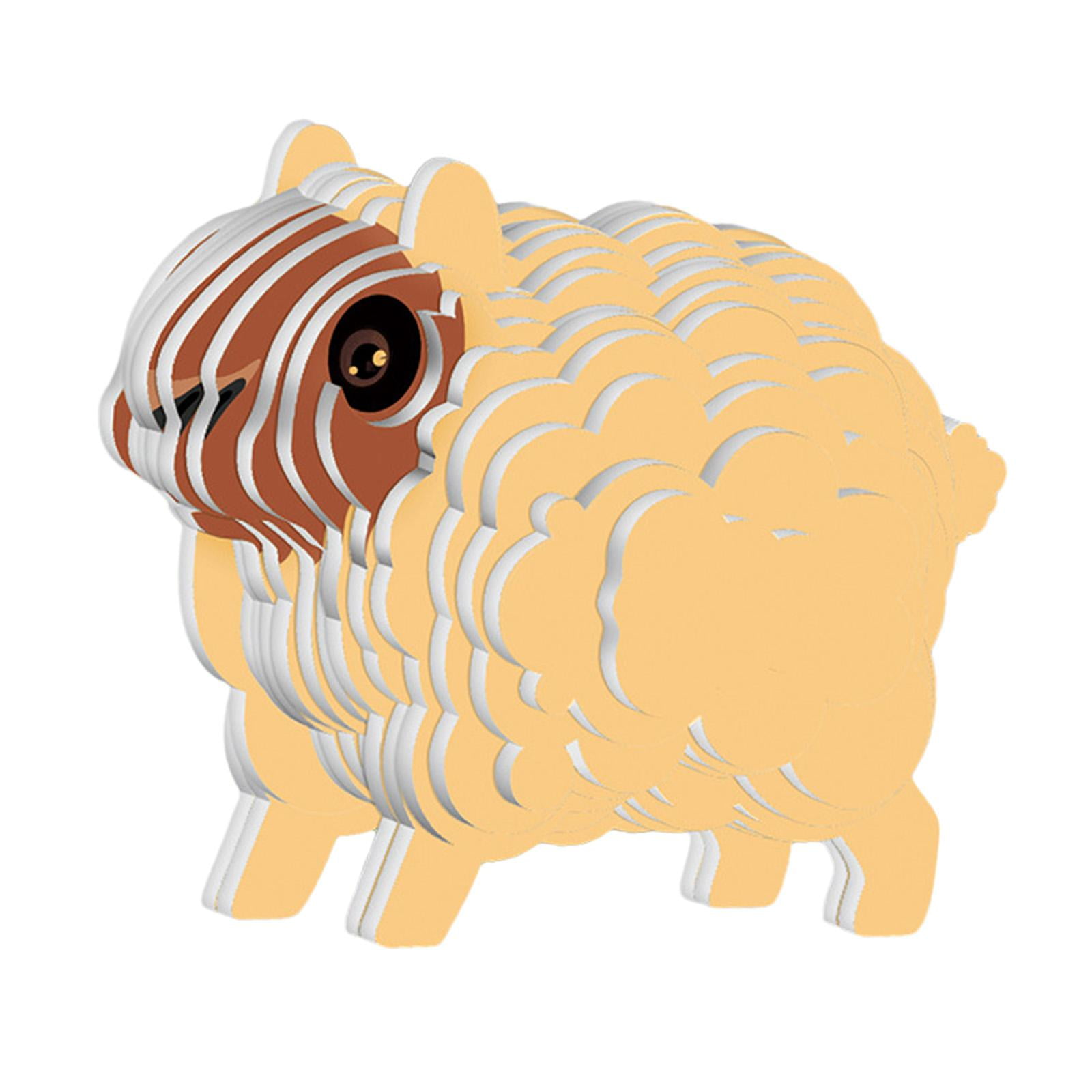 Almencla 3D Paper Craft Puzzle DIY Kits for Child, Cartoon Educational ...