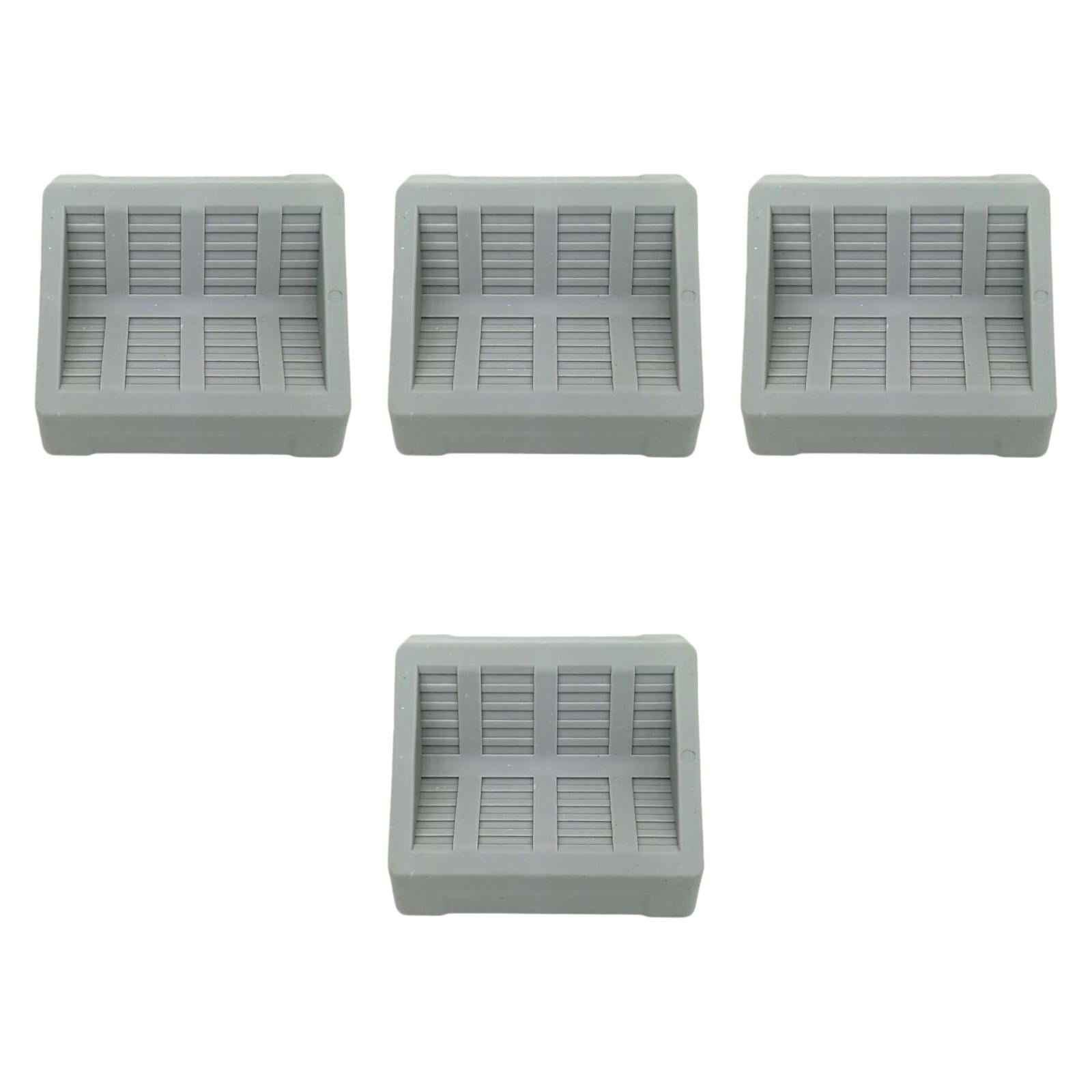 Almencla 4 Pieces Furniture Coaster Cups Non Slip Bed Stoppers for Bed ...