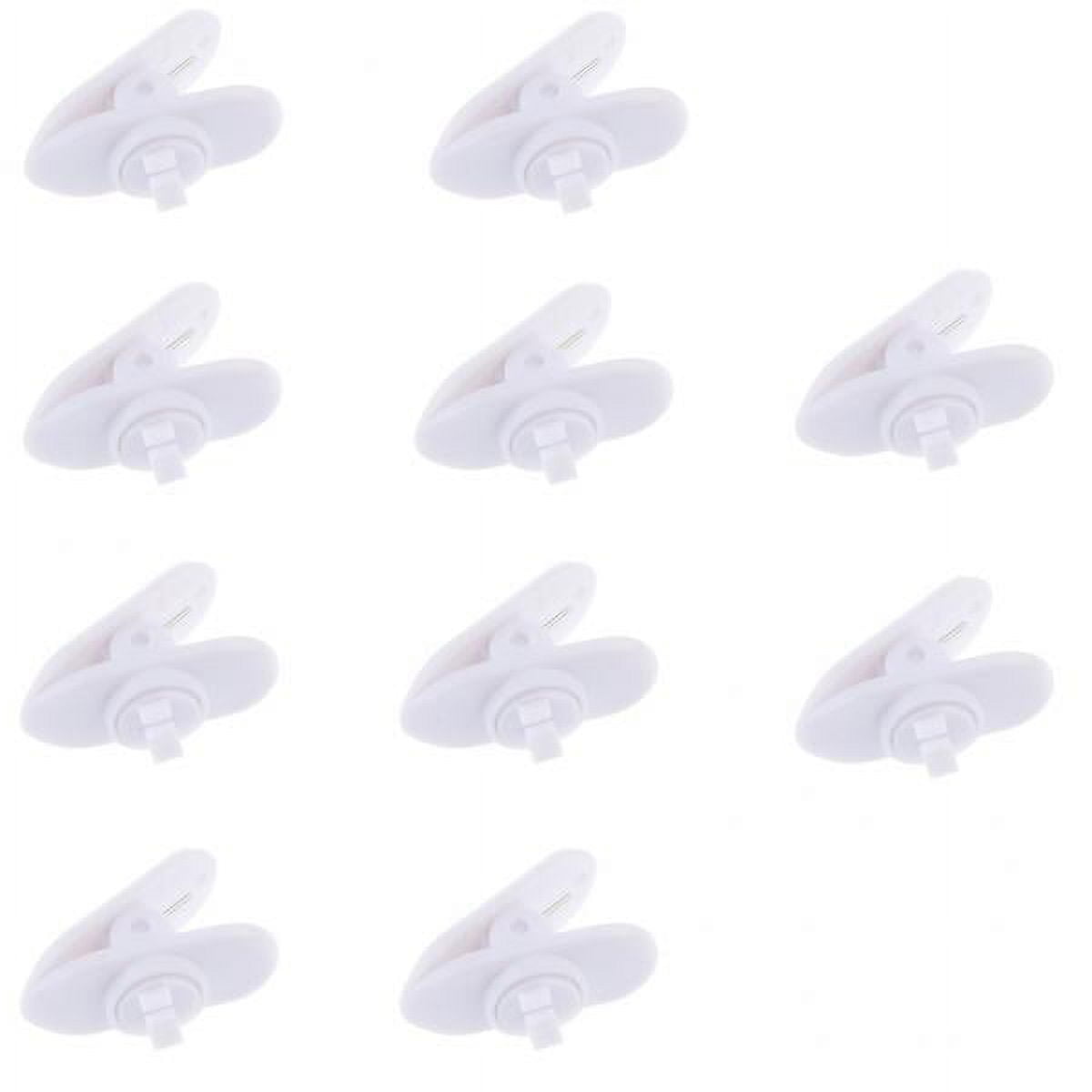 Almencla 4x10 Pieces Mic Earphone Headset tidy line Cable collar clip ...