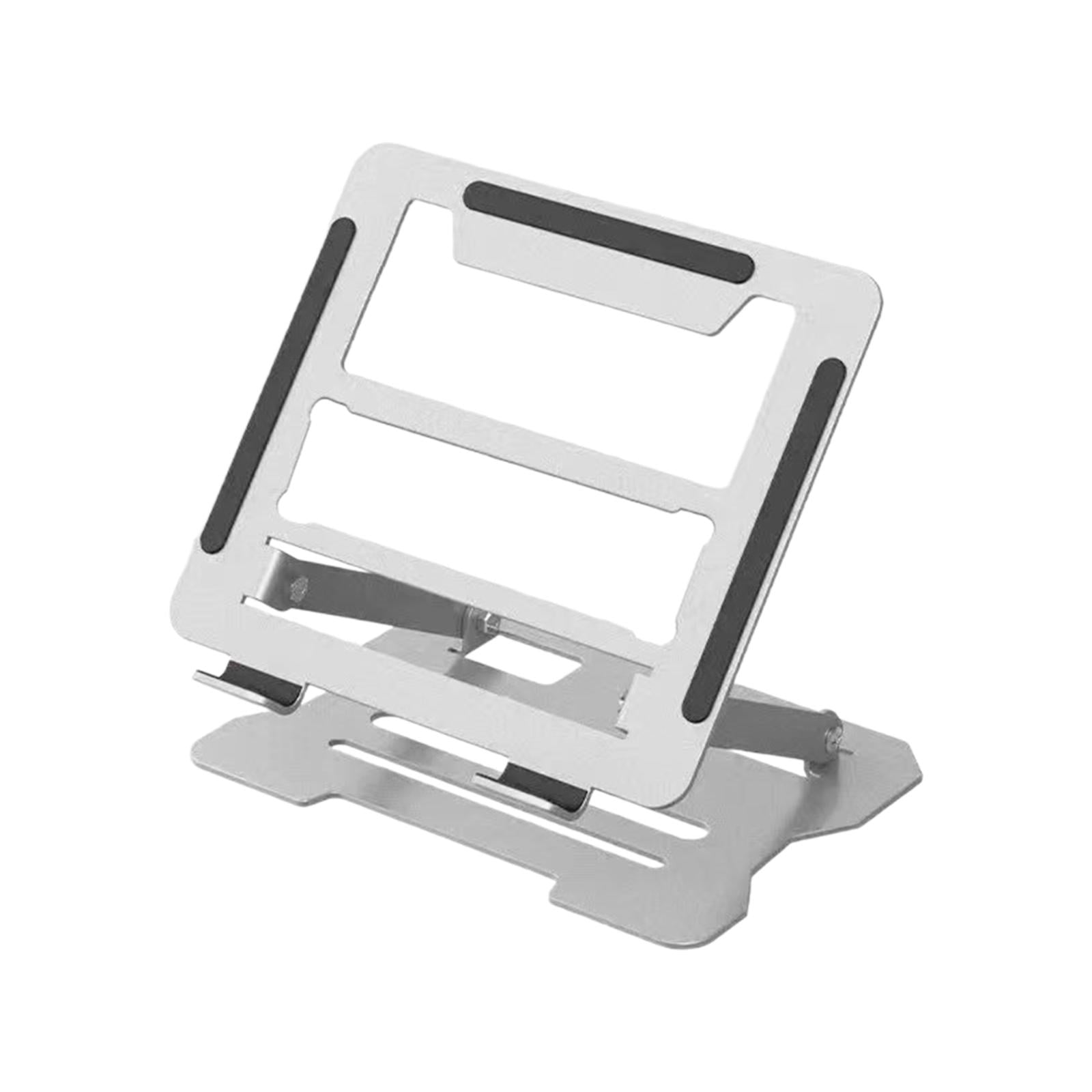 Almencla Adjustable Laptop Riser Ergonomic Computer Stand Stable Metal ...
