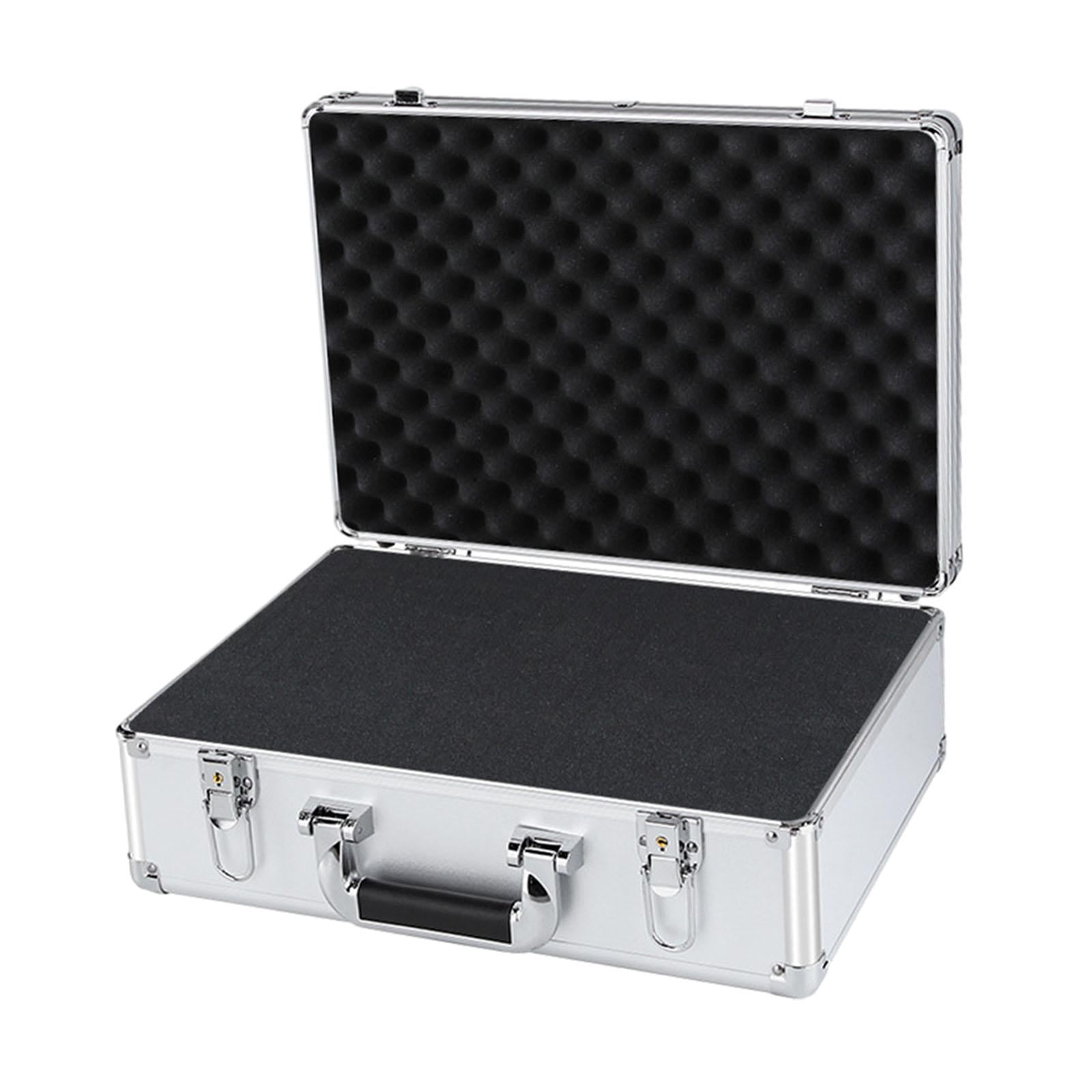 Almencla Aluminum Hard Carrying Case,Audio Device Microphone Carrying ...