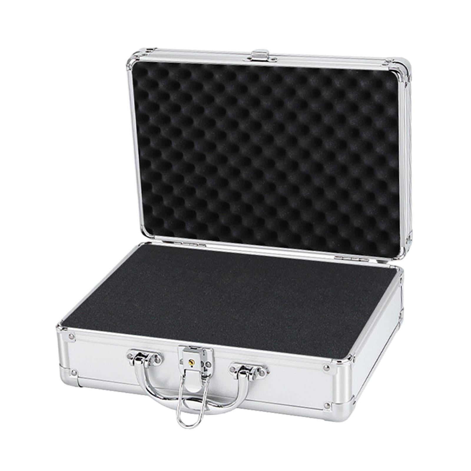 Almencla Aluminum Hard Carrying Case,Audio Device Microphone Carrying ...