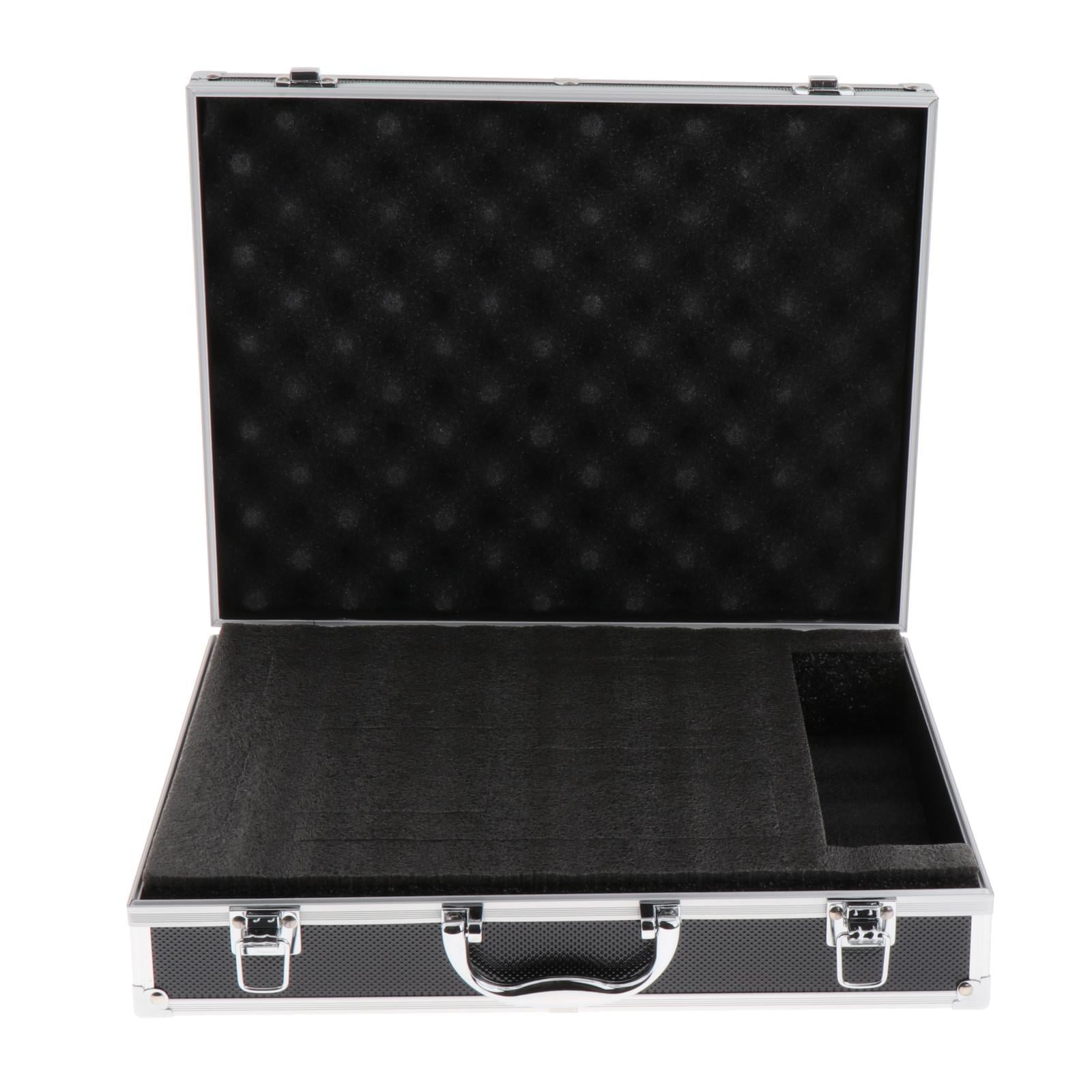 Almencla Carry Case Mic Case Hard Control Room Stage Instrument Box ...