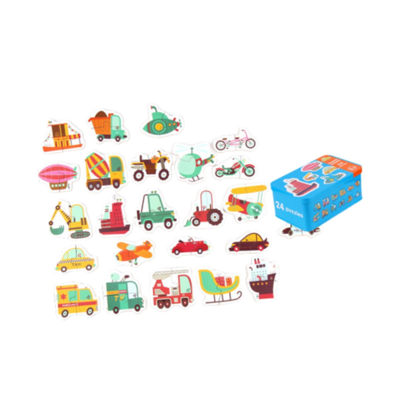 Almencla Cartoon Puzzle Montessori Toy Sensory Development Creativity ...