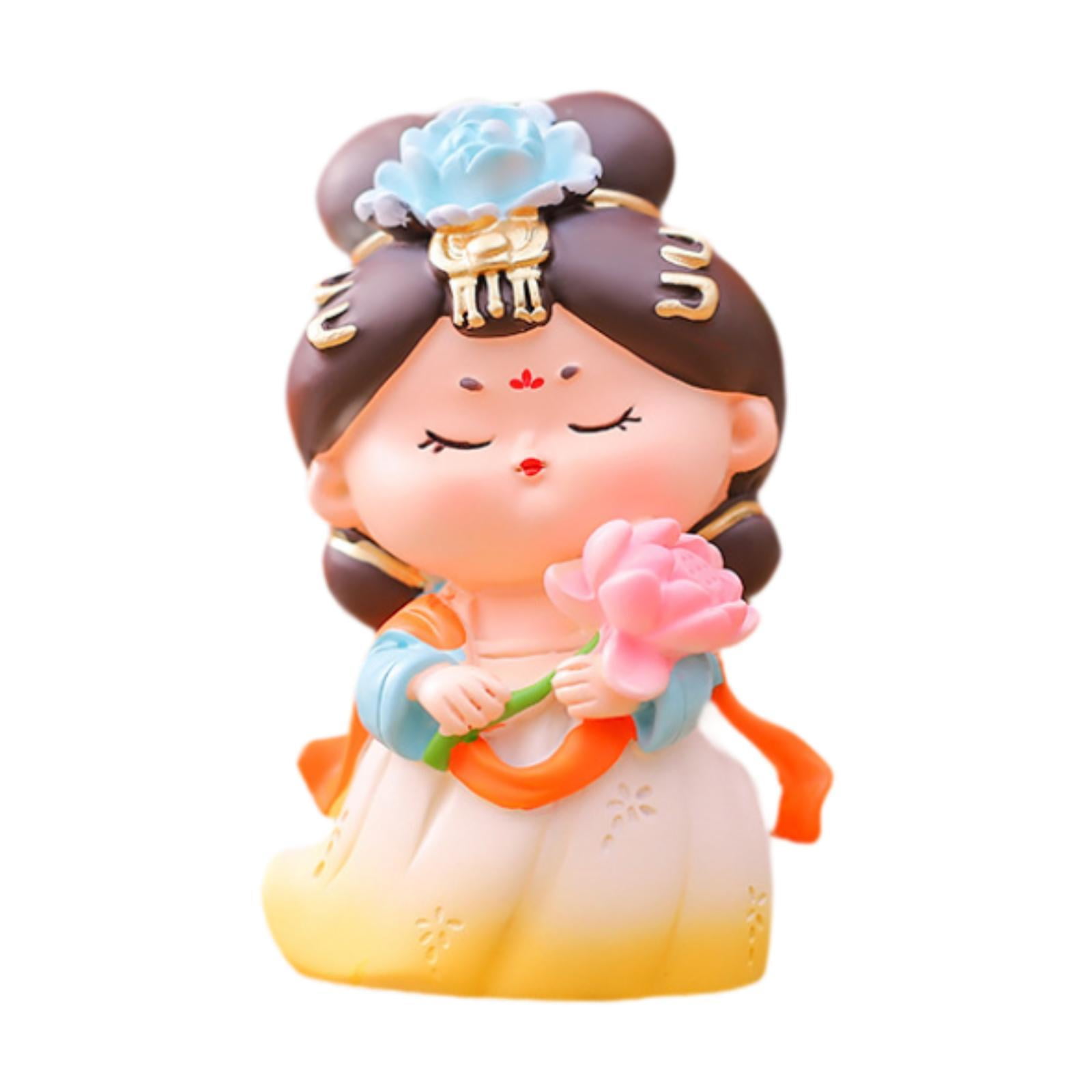 Almencla Cartoon Tang Lady Statue Resin Sculpture for Home Decor ...