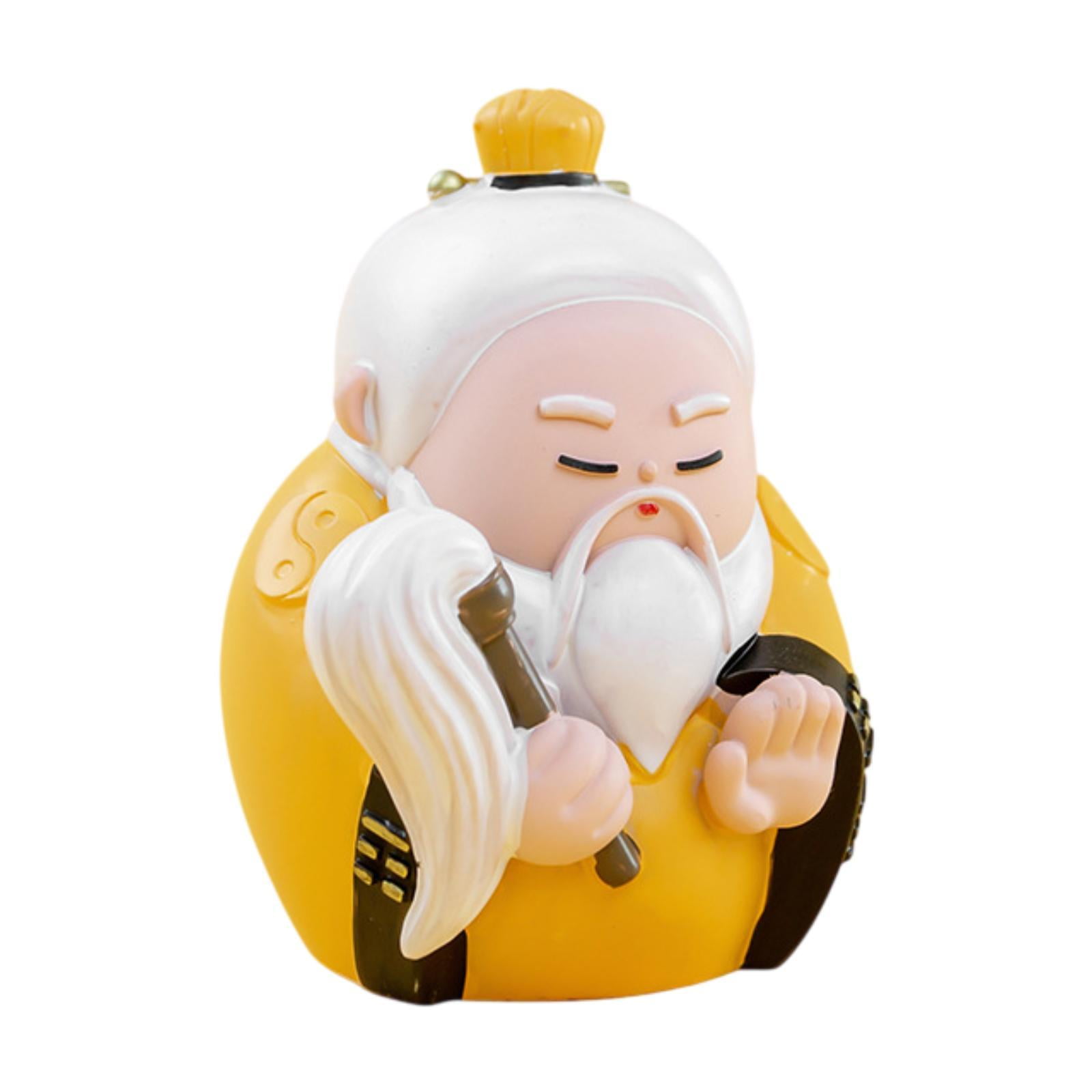 Almencla Chinese God Figure Cute Lightweight Sculpture for Countertop ...