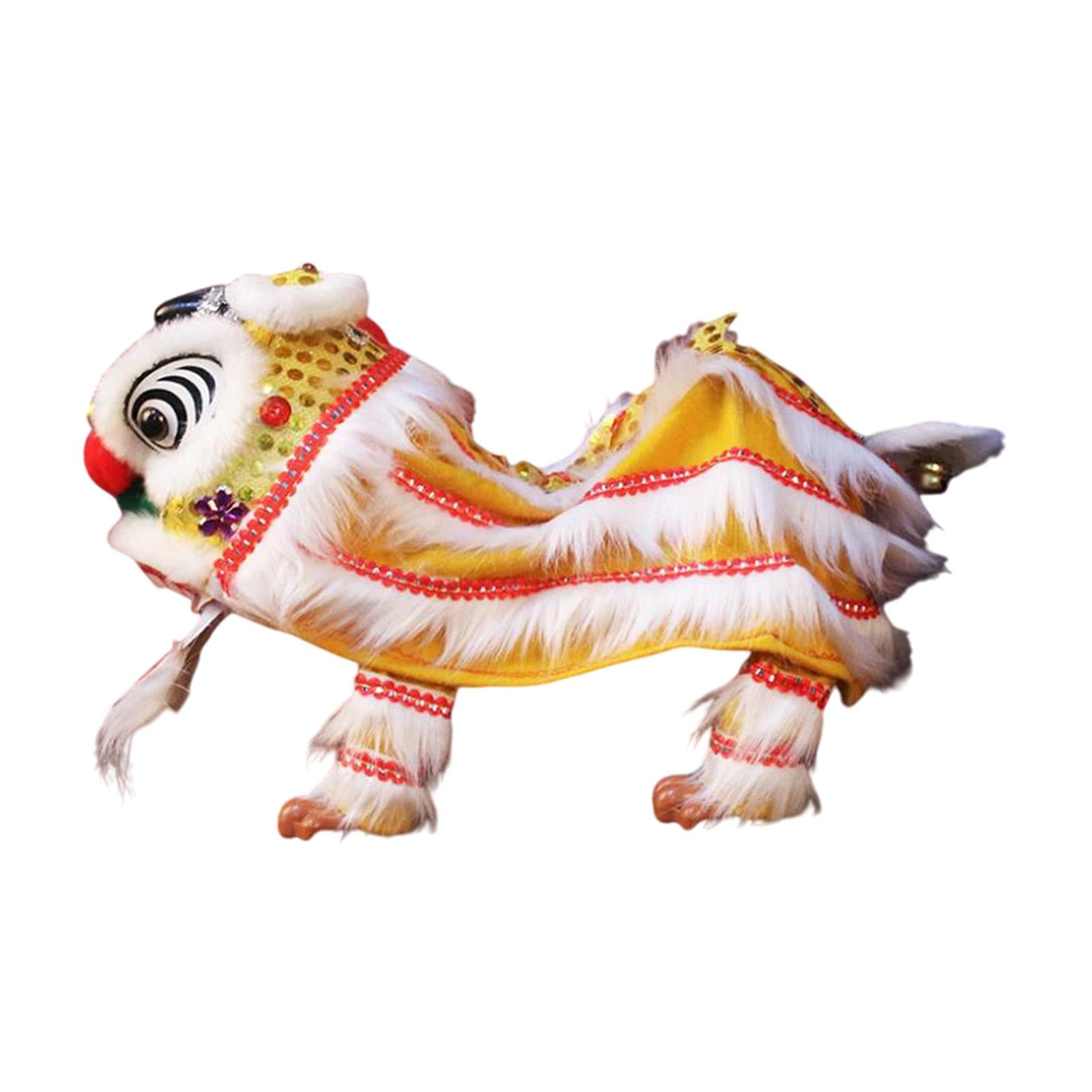 Almencla Chinese Marionette Lion Toy,Hand String Lion Dance Puppet ...