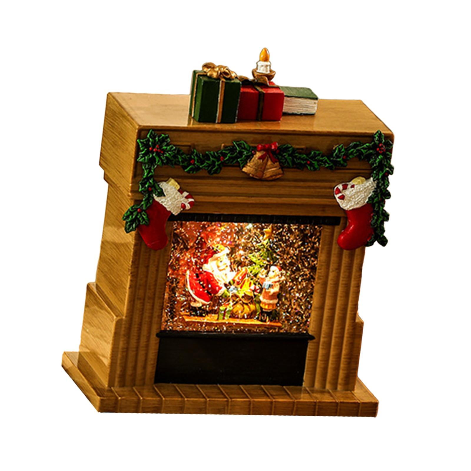 Almencla Christmas Music Snow Globe Christmas Music Box Crafts Vintage ...