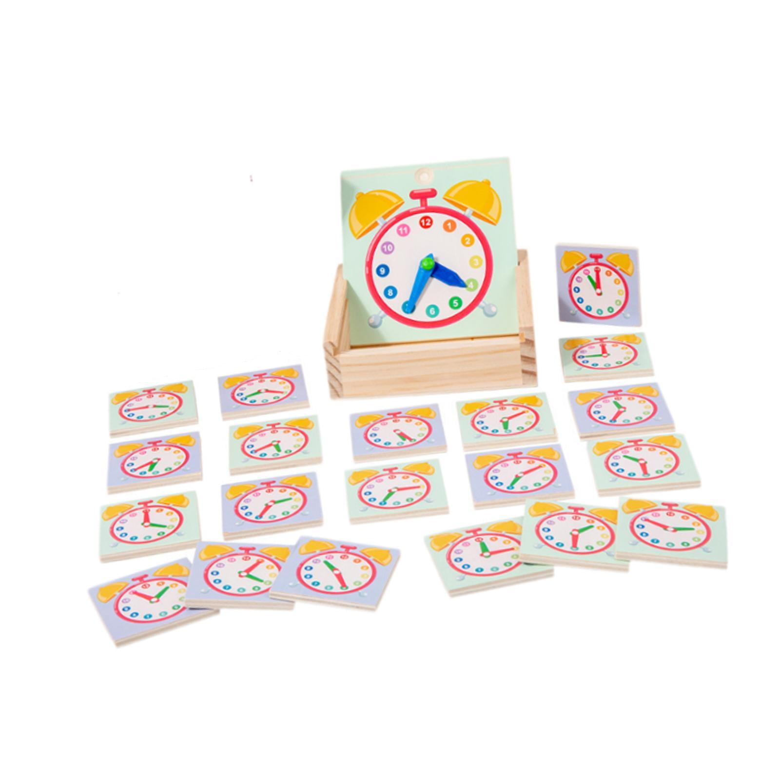 Almencla Clock Kids Toy Clock Learning,Early Learning,Logical Thinking ...