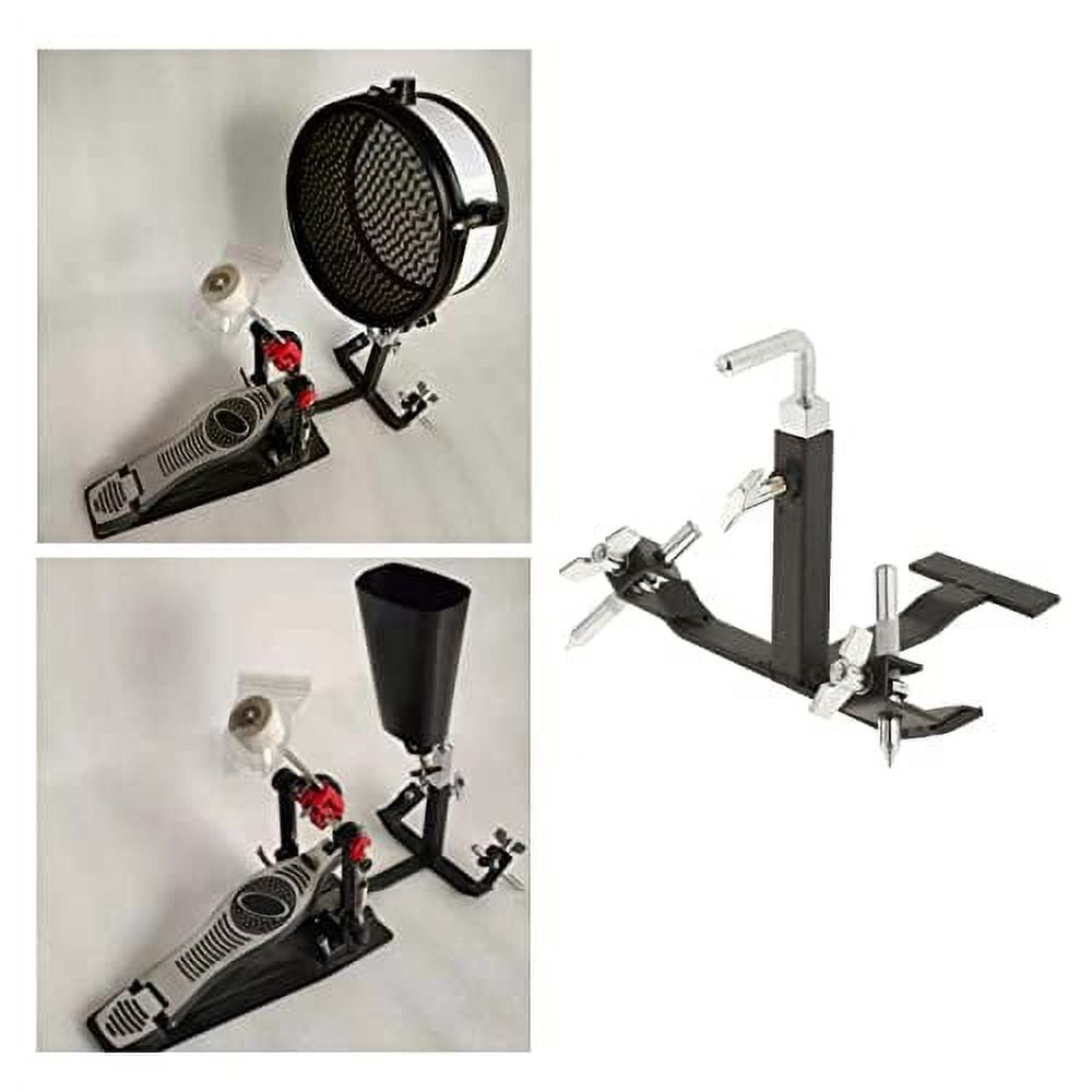 Almencla Cowbell Pedal Foot Bracket Adjustable Accessories Cowbell ...