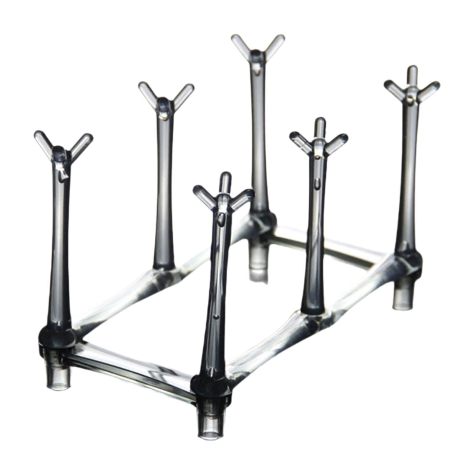 Almencla Cup Rack Glasses Drain Rack Water Bottle Rack Anti Scratch Tea ...