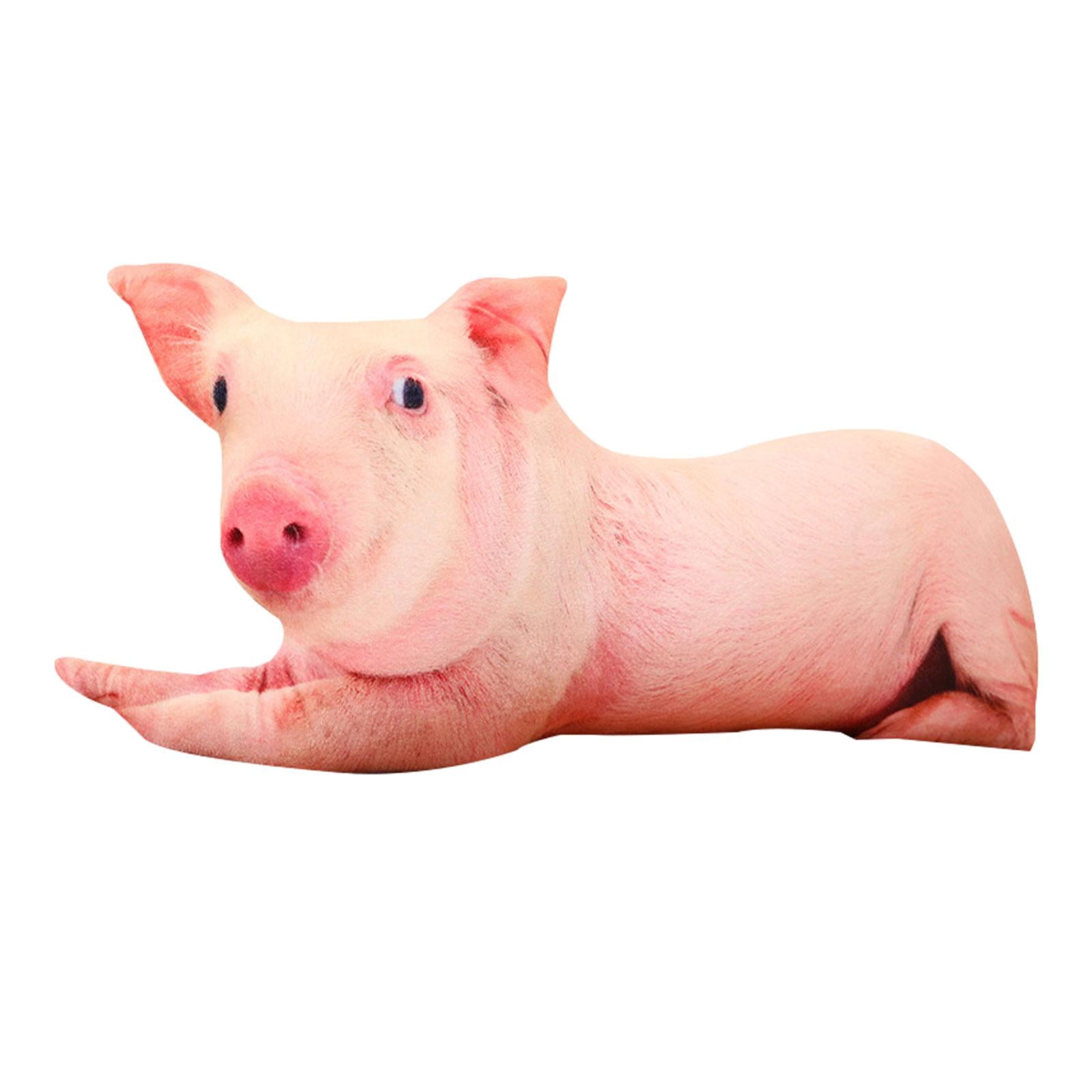 Almencla Cute 3D Pig Hug Pillow Throw Valentine Doll Stuffed Animal Toy ...
