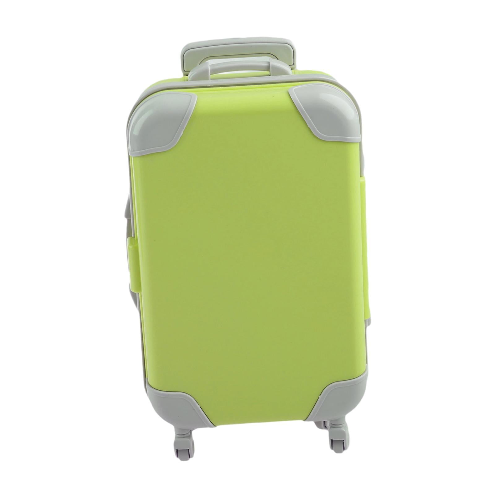 Almencla Cute Doll Suitcase Doll Travel Mini Trolley Case Doll Carrier ...