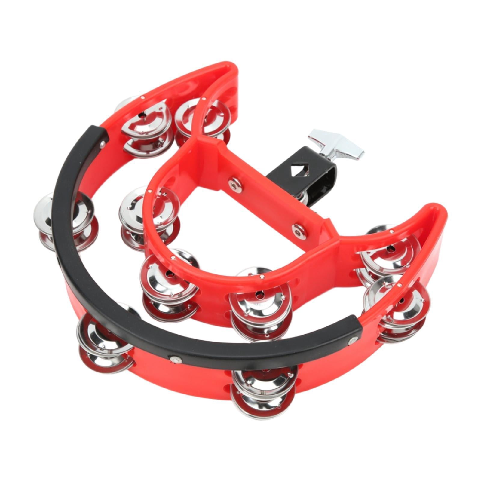 Almencla Cymbal Hi Hat Tambourine Music Rhythm Tambourine Metal Shaker ...