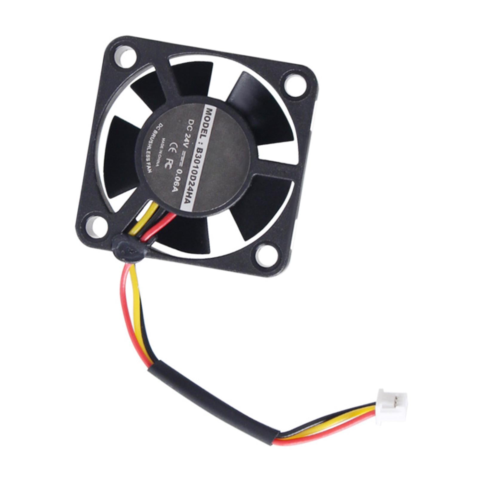 Almencla DC 24V Cooling Fan Blower Fan Extruder Hot End Fan 3010 Axial ...