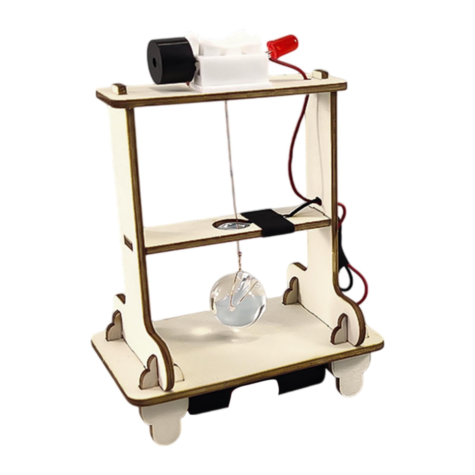 Almencla DIY Quake Alarm Educational Building Toy Wood Children ...