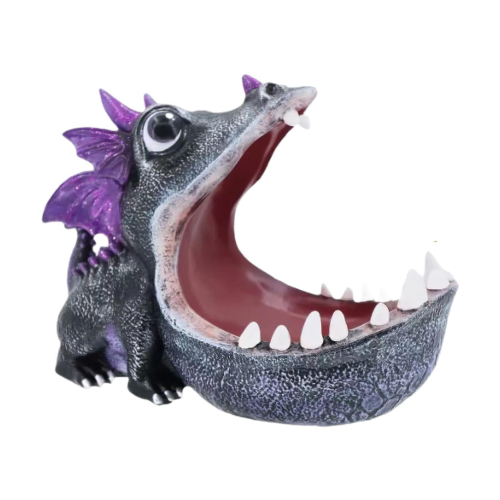 Almencla Dinosaur Statue Candy Dish Cartoon Multipurpose Decorative ...