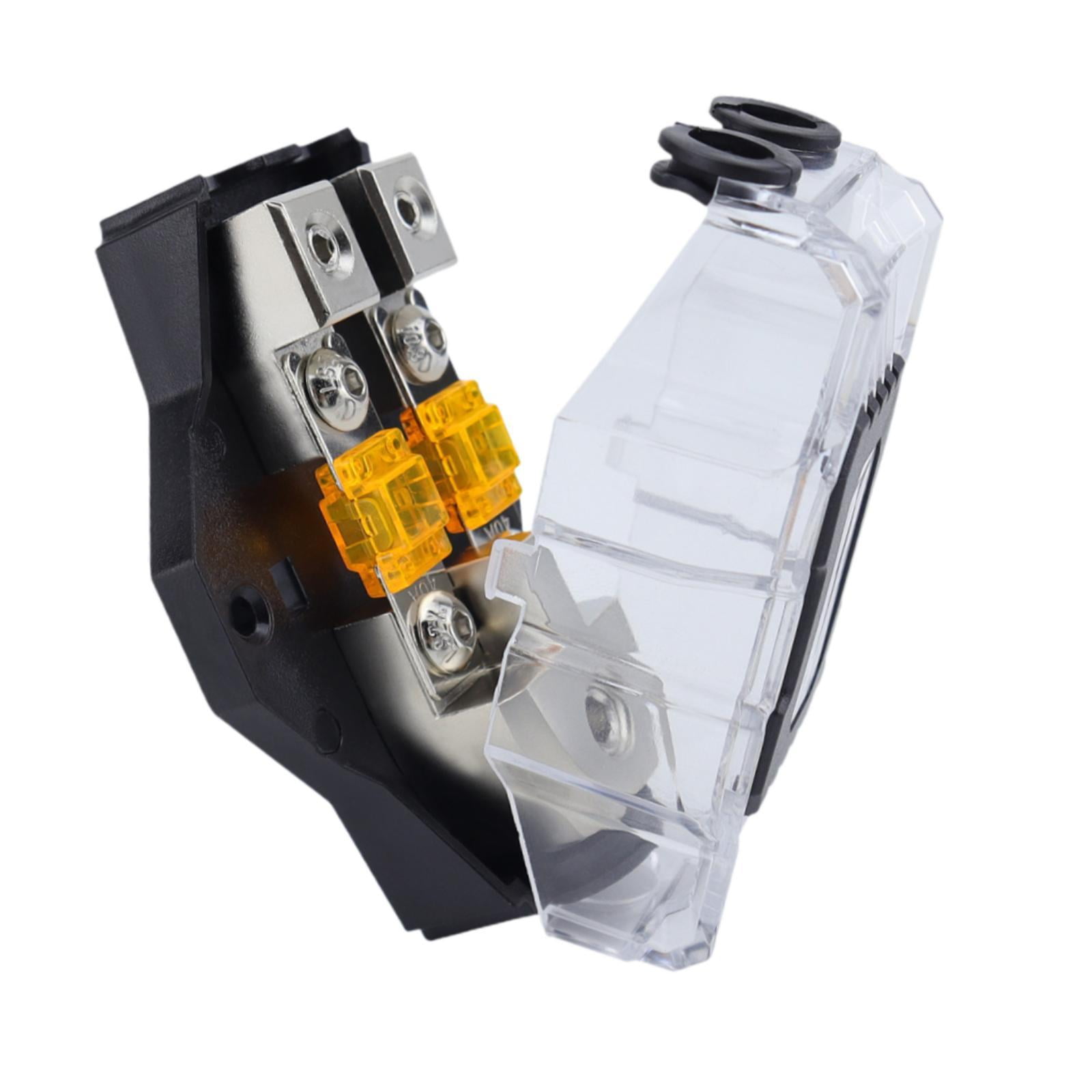Almencla Distribution Fuse Block Fuses Box Block Stereo Audio 80Amp Anl ...