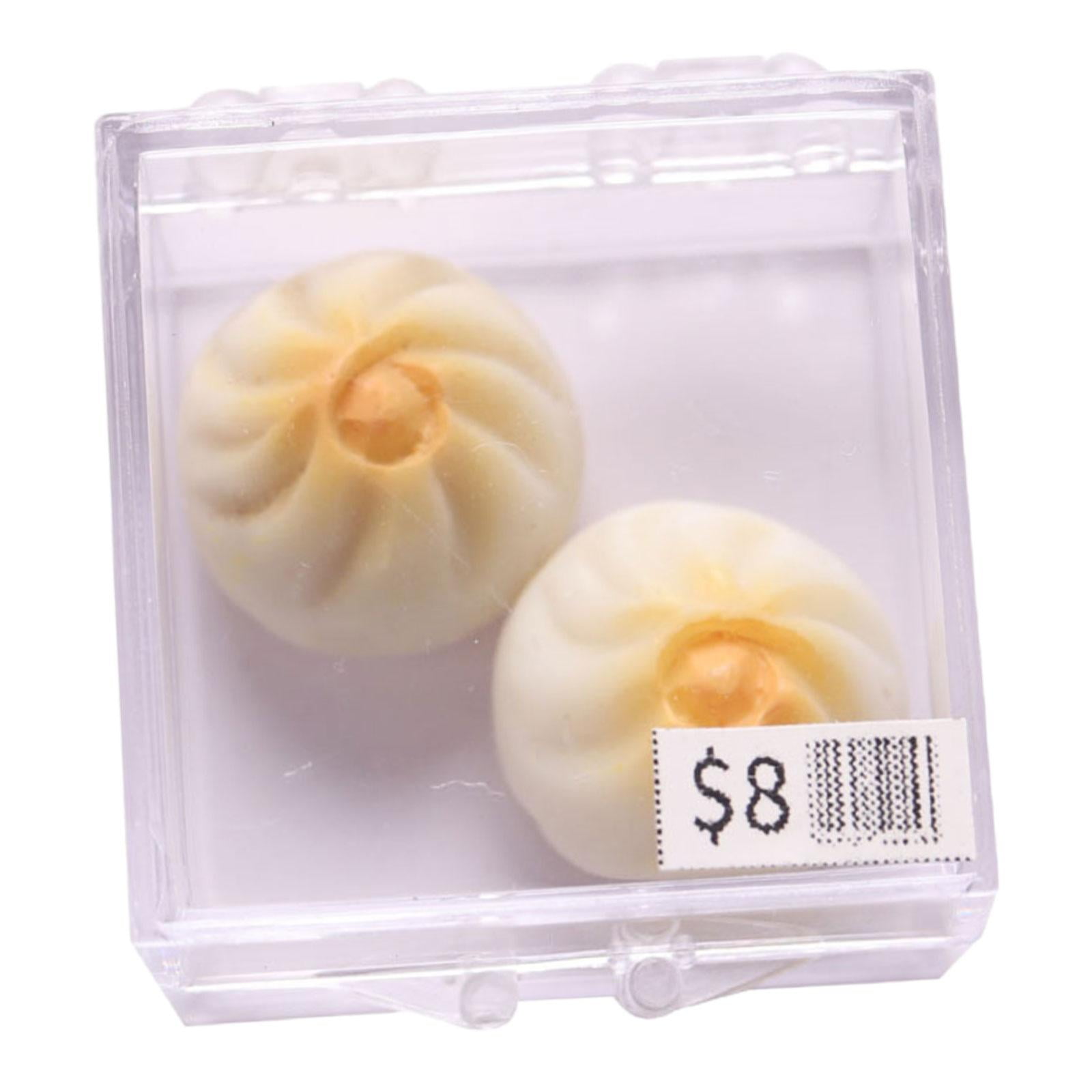 Almencla Dollhouse Mini Cake Box, Miniature Dessert Case, 1:12 ...
