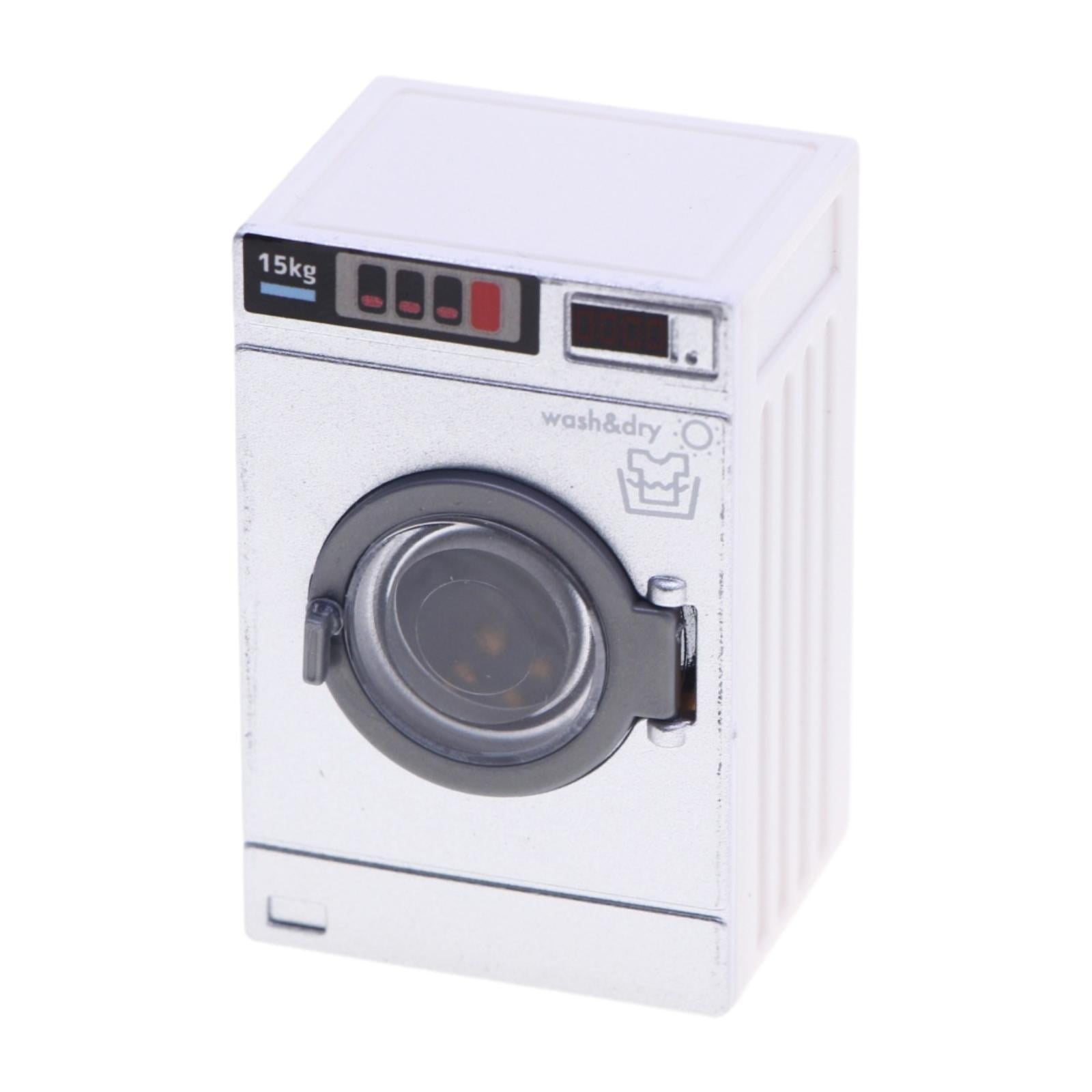 Almencla Dollhouse Miniature Washing Machine Home Appliance 1: 12 Scale ...