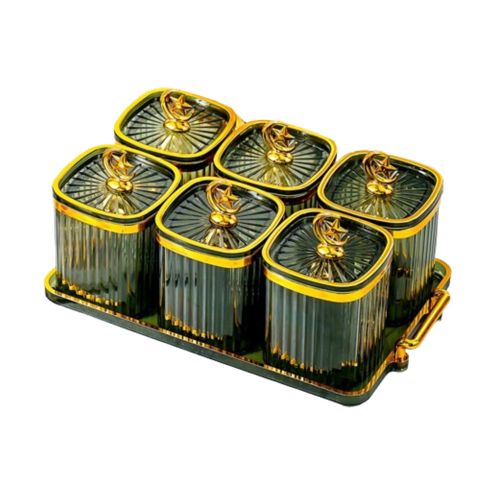 Almencla Dried Fruit Plate Food Storage Box Wedding Nuts Plate for Home ...