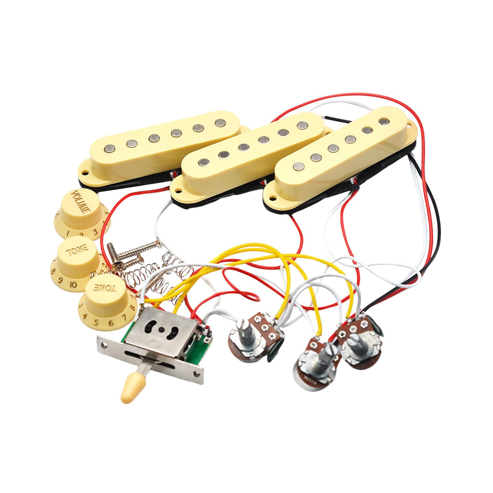 Almencla Electric Guitar Pickups Gear Wheel Pickups Guitar Bridge ...