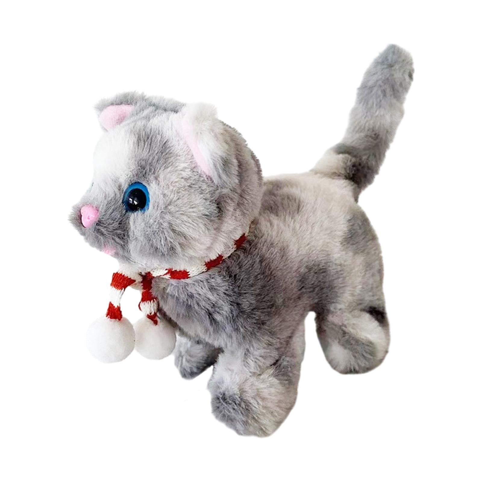 Almencla Electronic Plush Cat Toy Electronic Robot Cat Toys Electronic ...