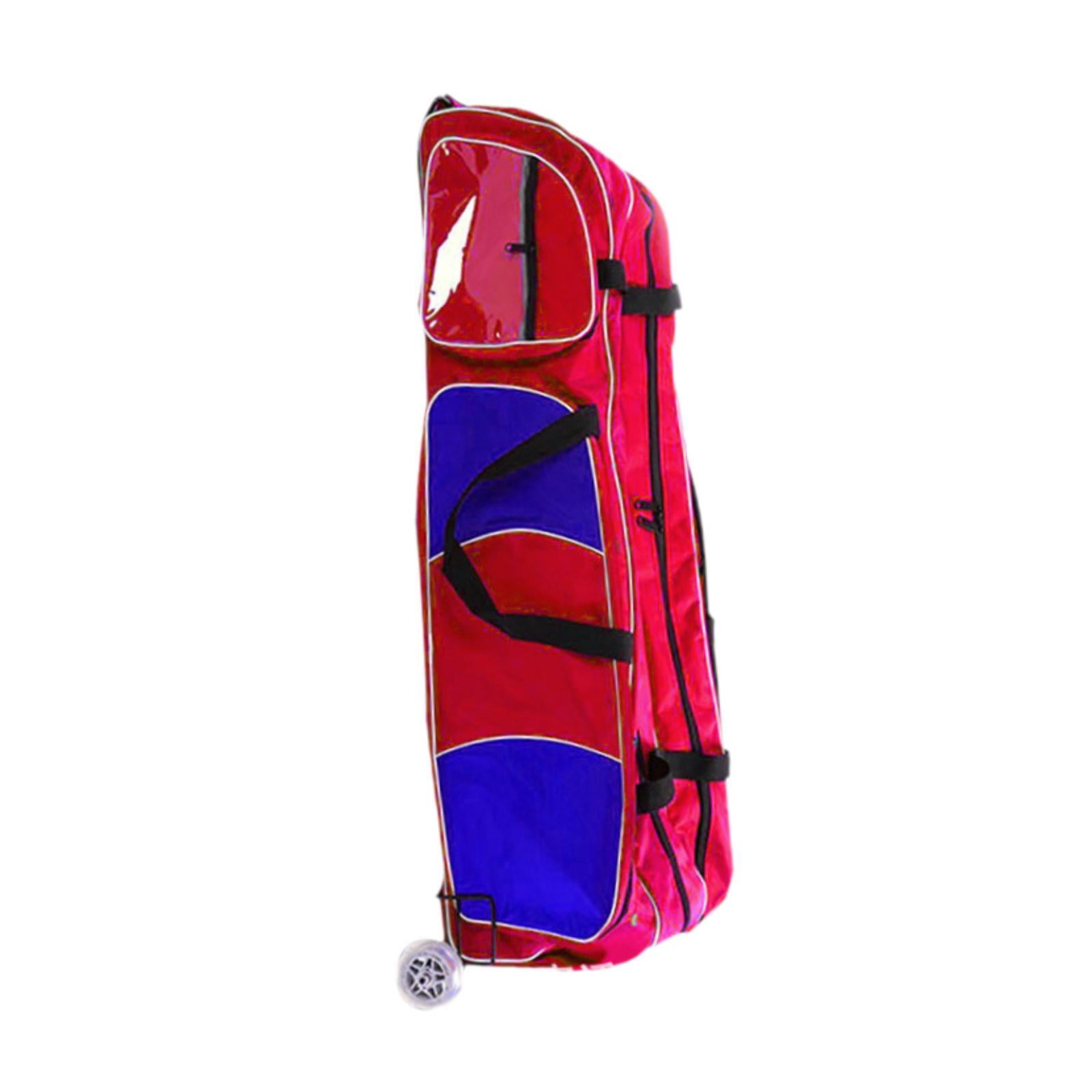 Almencla Fencing Bag Draw Bar Bag with Wheels Oxford Cloth Holder with ...