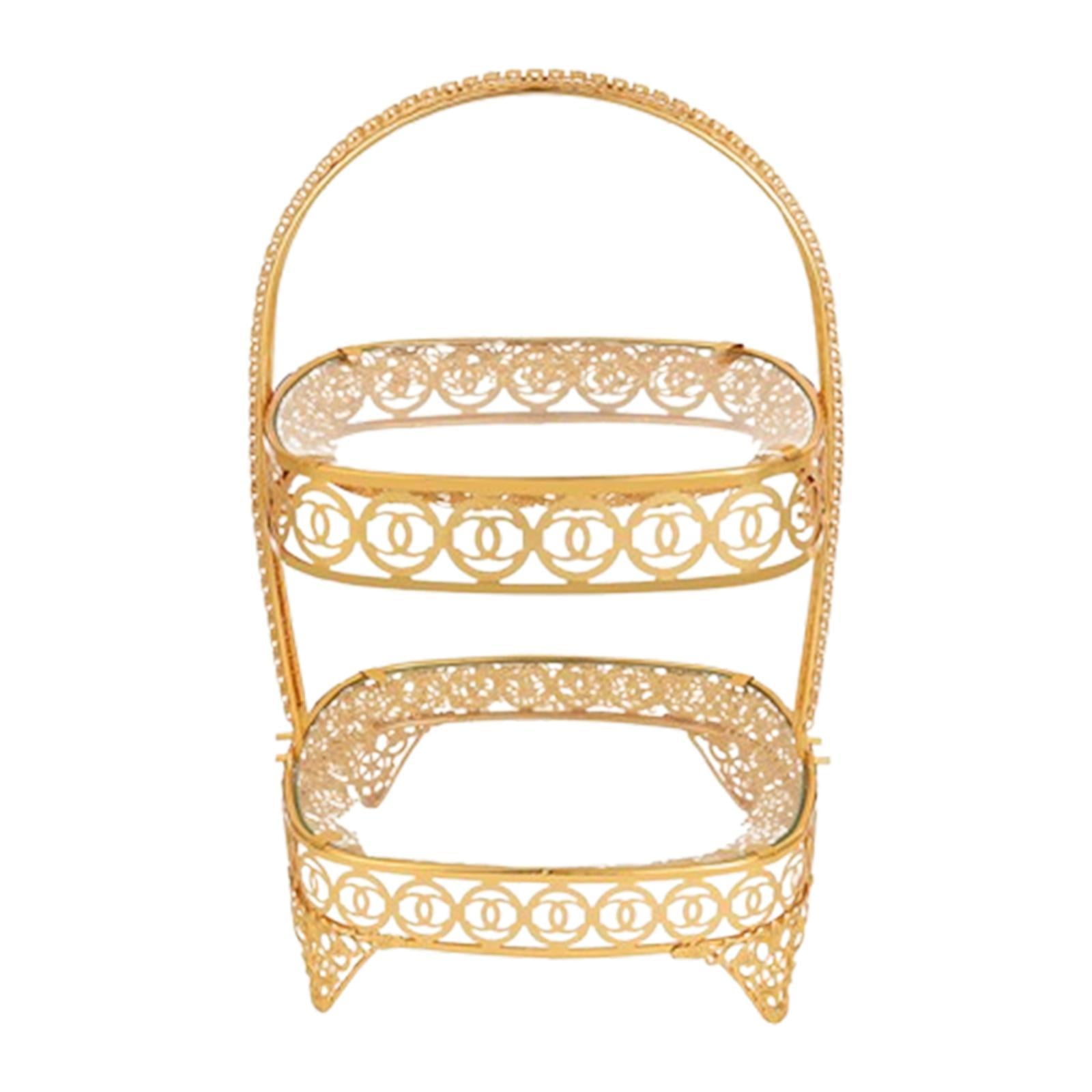 Almencla Fruit Server Serving Platters Portable with Lifting Handle 2 ...
