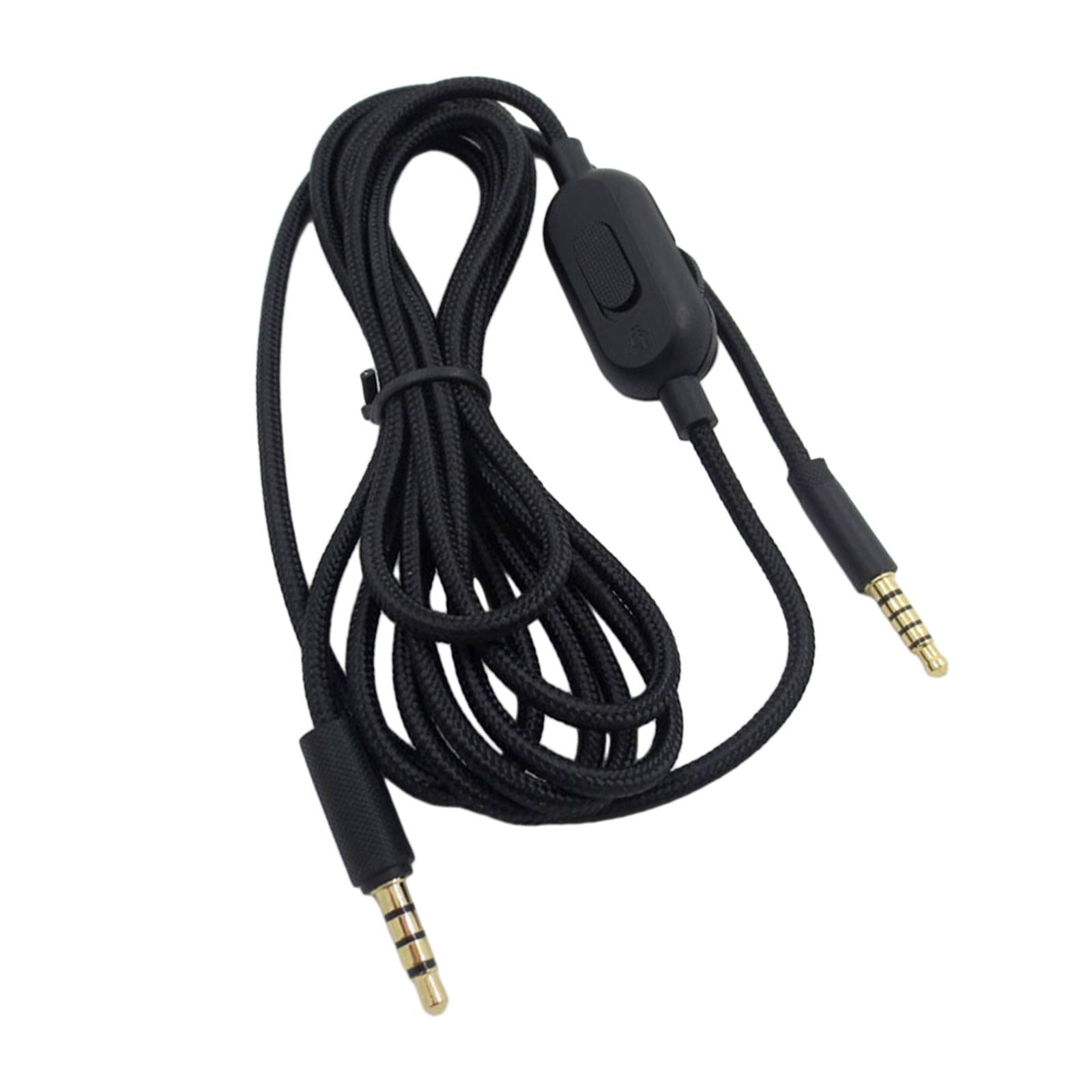 Almencla Gaming Headset Cable Audio AUX Splitter Cable Braided Wire ...
