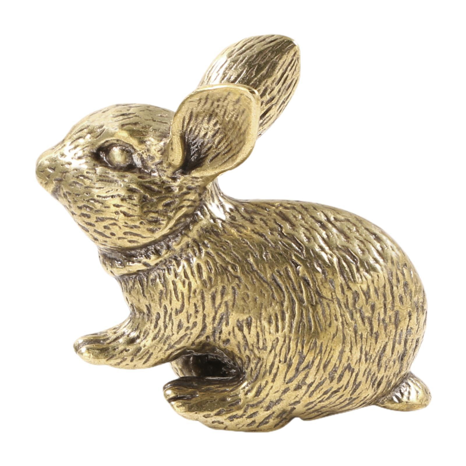 Almencla Golden Statue Brass Figurine Home Model Rustic Decorations ...