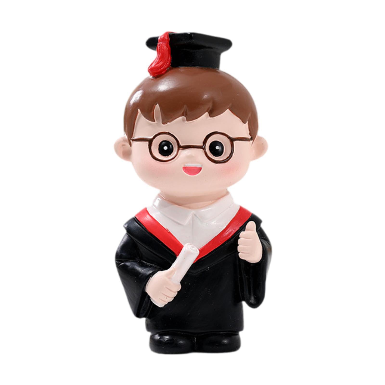 Almencla Graduation Figure Statue Cake Decoration Collection Gift ...