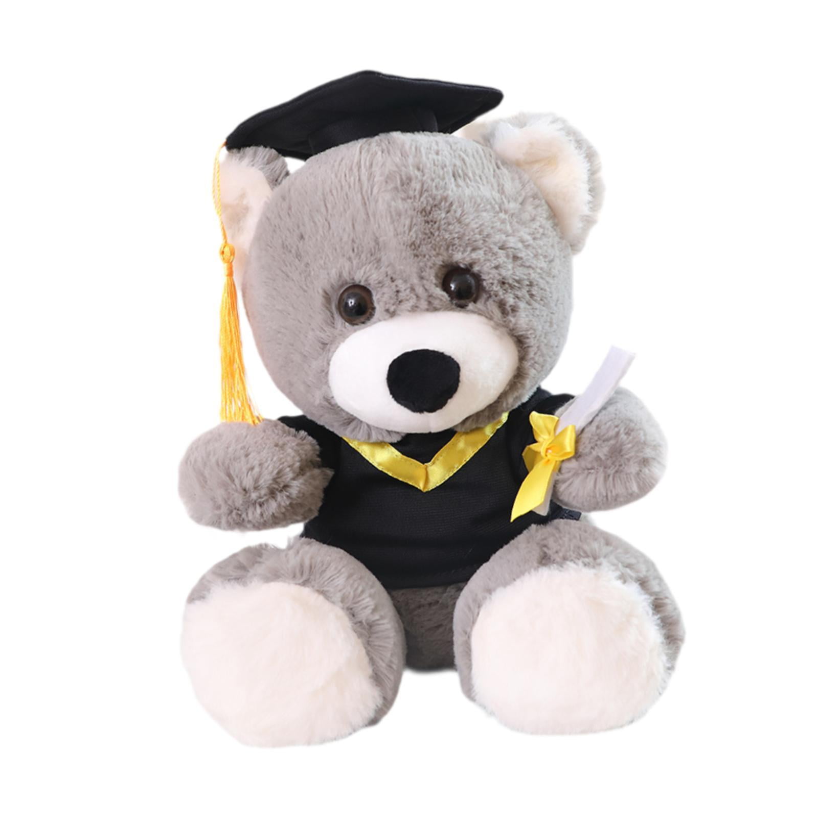 Almencla Graduation Owl Bear Gift,Stuffed Bear Plush Toy with Mini Gown ...