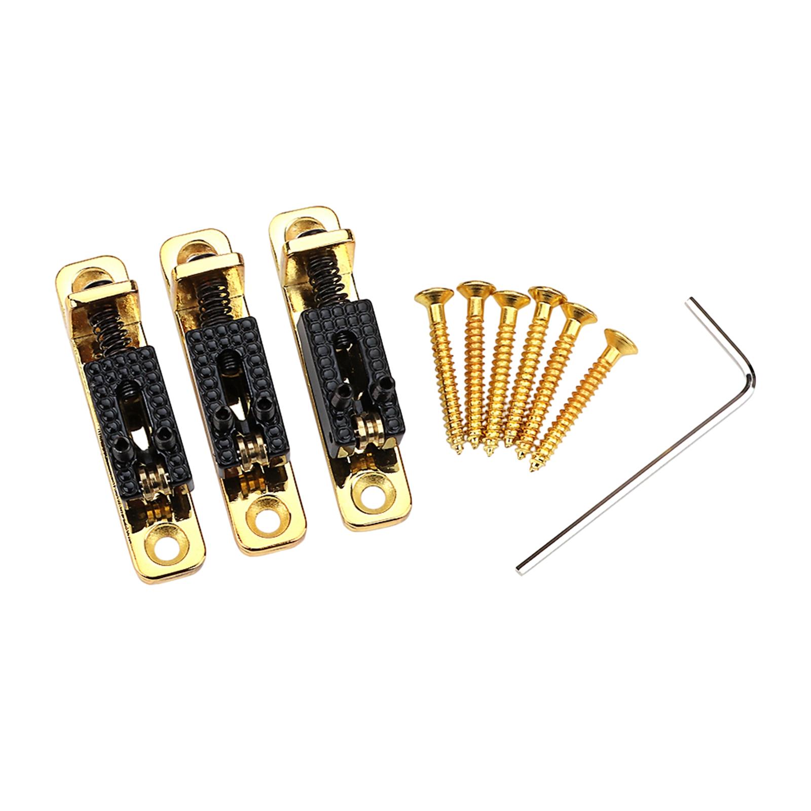 Almencla Guitar Bridge String Saddle Durable Compensated Saddles ...