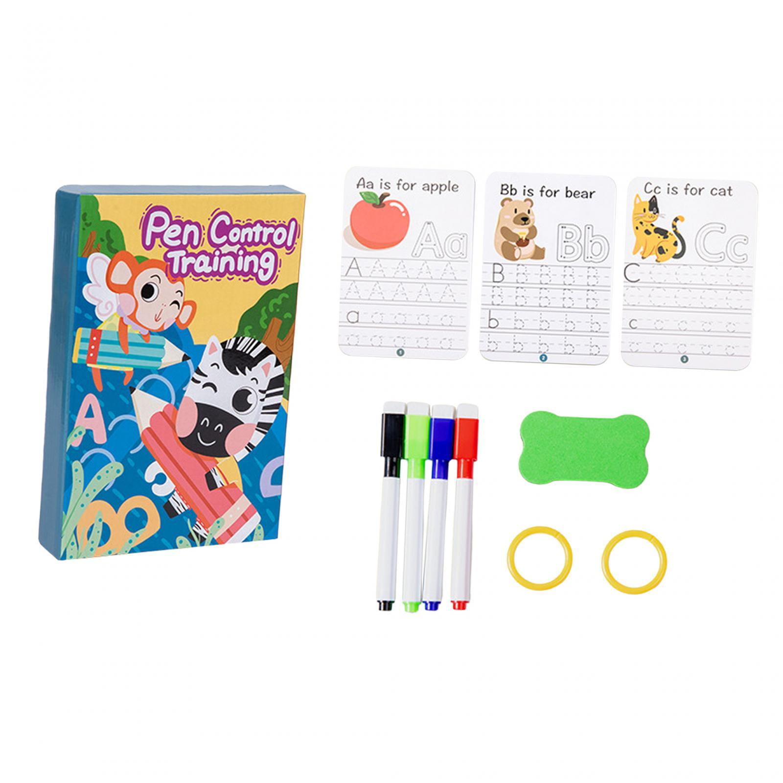 Almencla Handwriting Activity Book, Learning to Write Alphabet Numbers ...