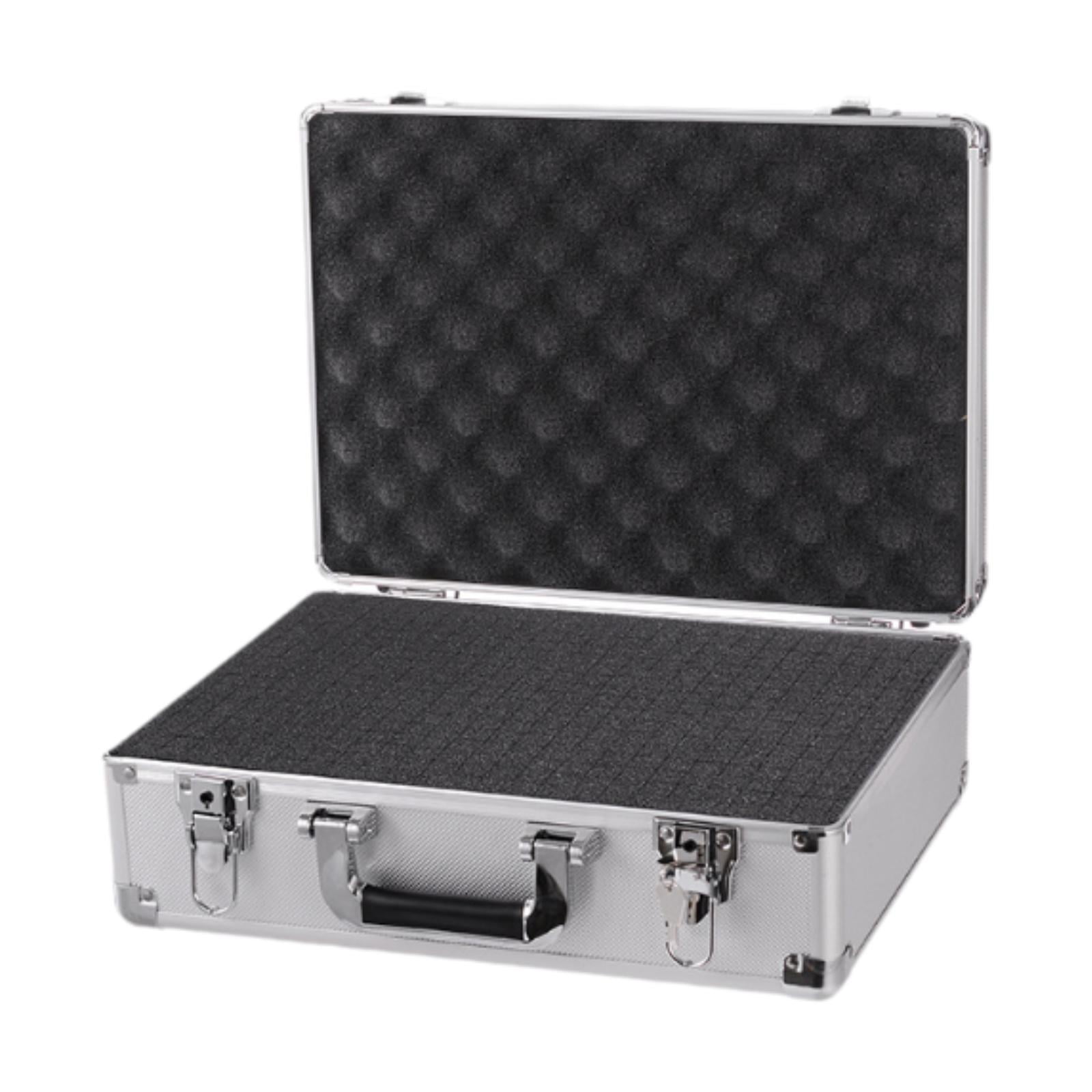 Almencla Hard Shell Carrying Case Equipment Storage Case Briefcase File ...