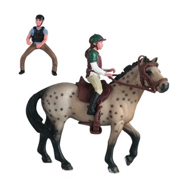 Rushawy Animal Model PVC Small Horse Action Figure for Favors Ages 3+ D ...