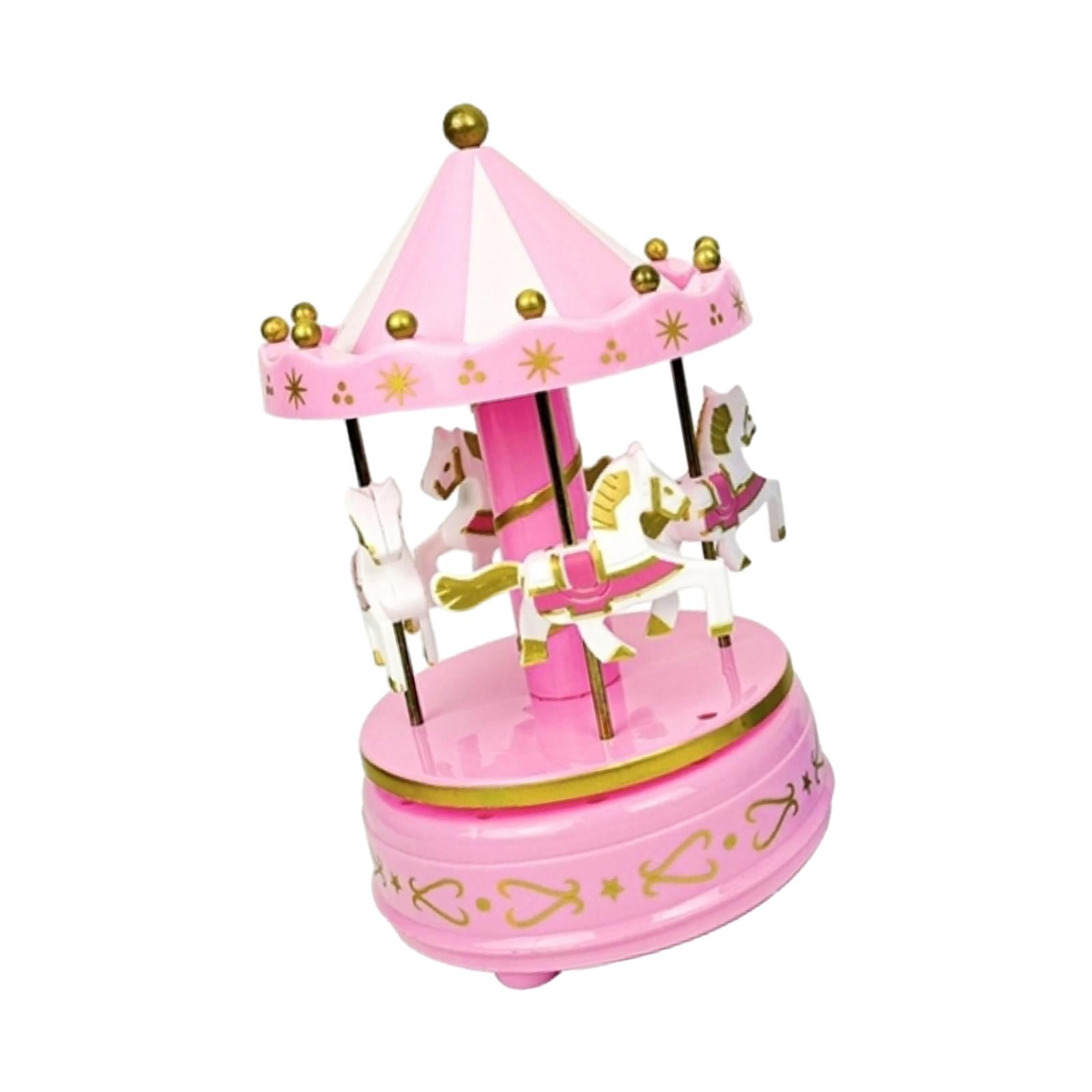 Almencla Horse Music Boxes Decorative Hand Painted Rotating Musical ...