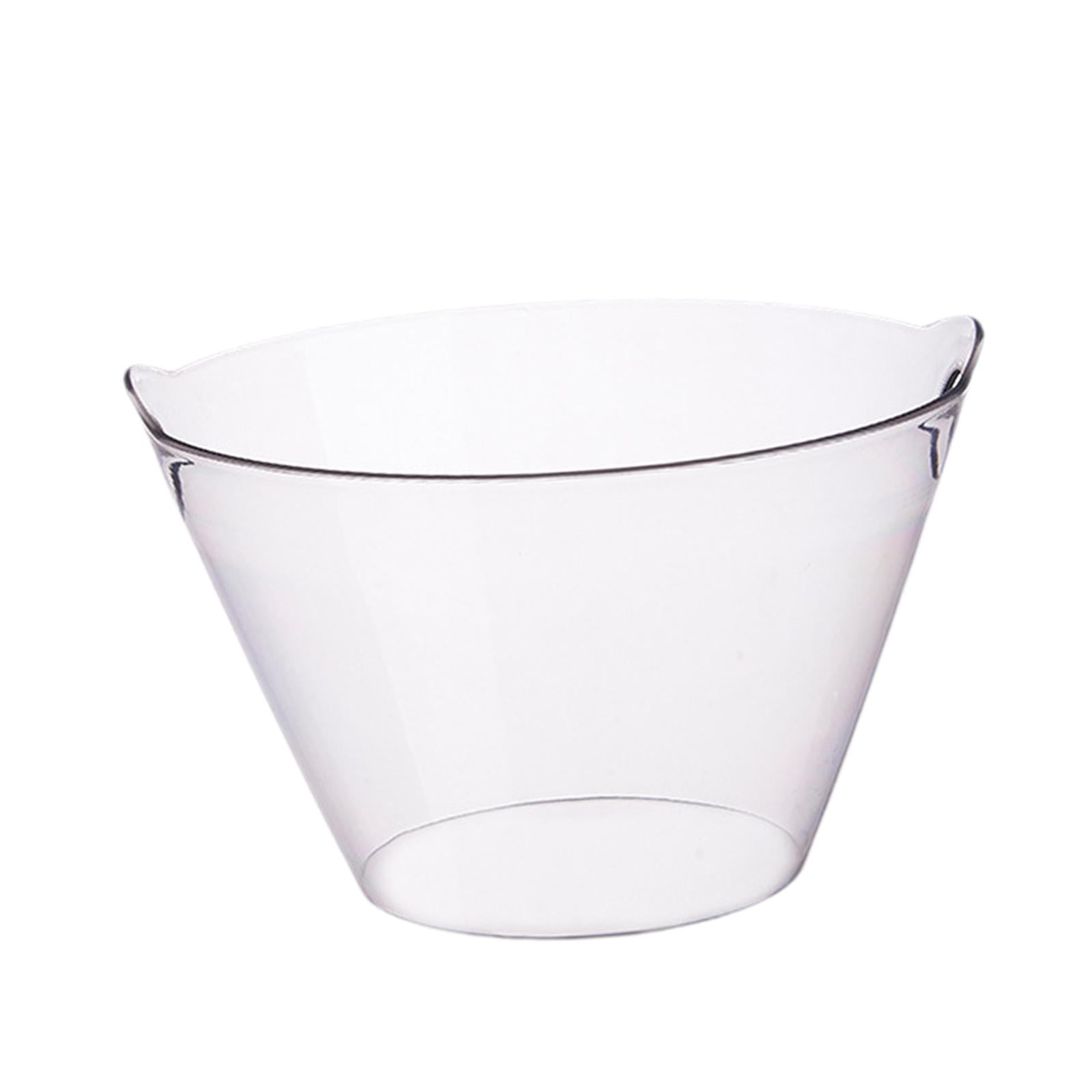 Almencla Ice Beer Bucket Salad Bowl Clear Champagne Bucket for ...