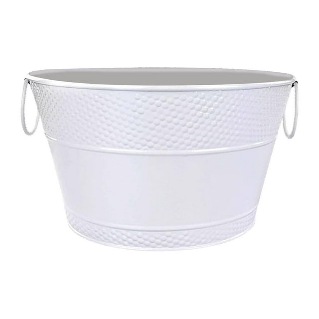 Almencla Ice Bucket Beverage Tub Rustic Container with Carry Handle ...