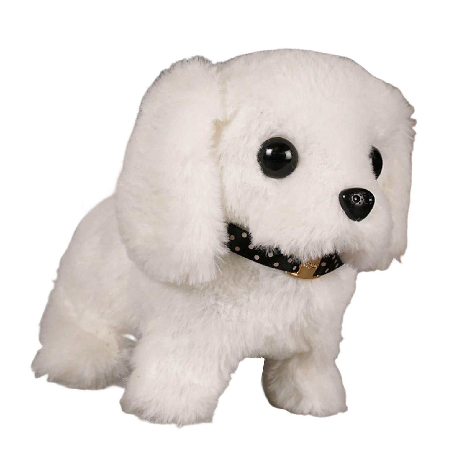 Almencla Interactive Electronic Puppy Plush Toy Companion Plush Animal ...