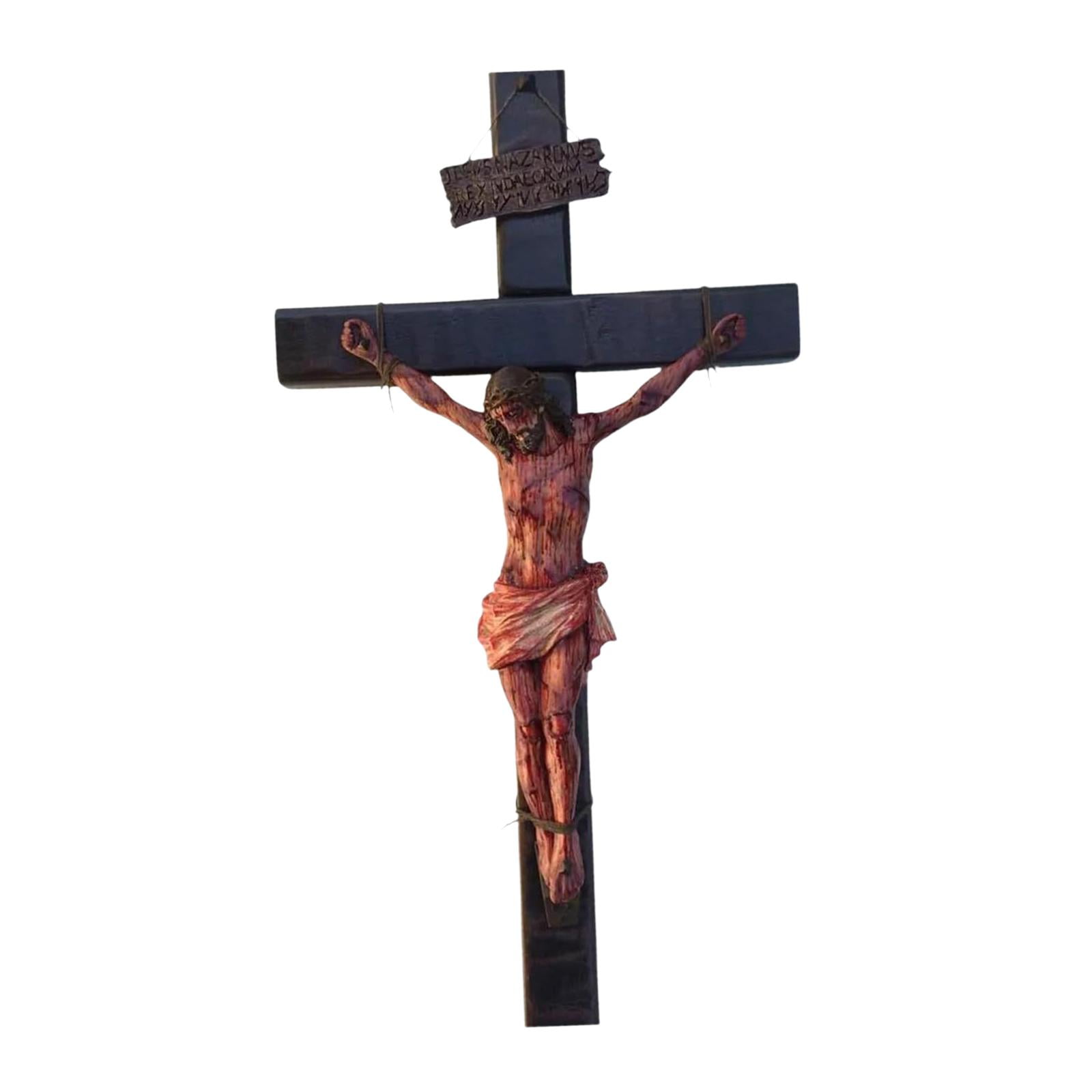 Almencla Jesus Crucifix Crosses Figurine Jesus Crucifix Statue Jesus ...