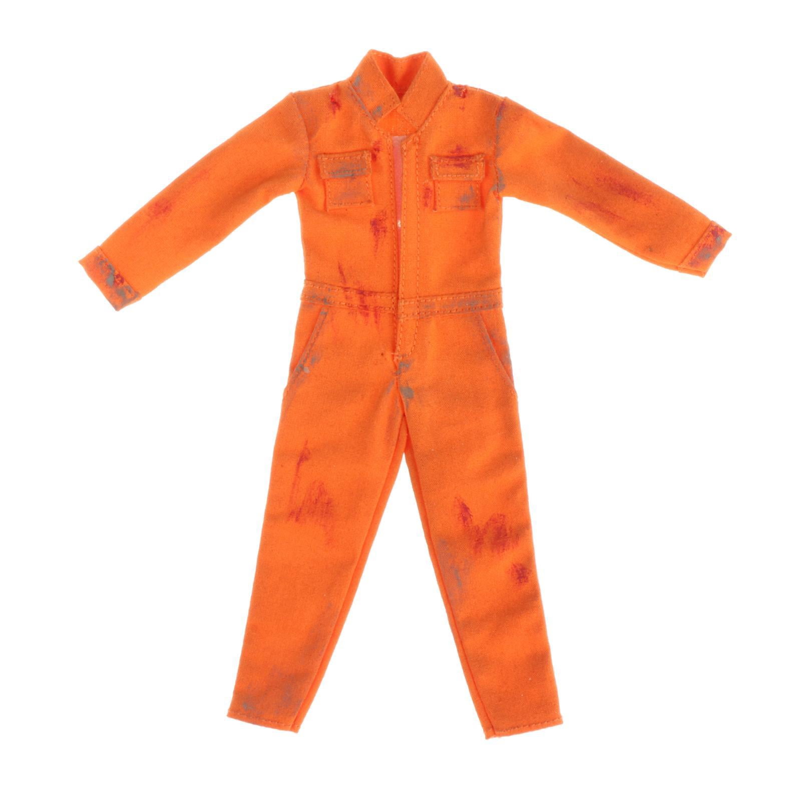 Almencla Jumpsuit 1/12 Male Figure Clothes DIY Doll Dress up Cosplay ...