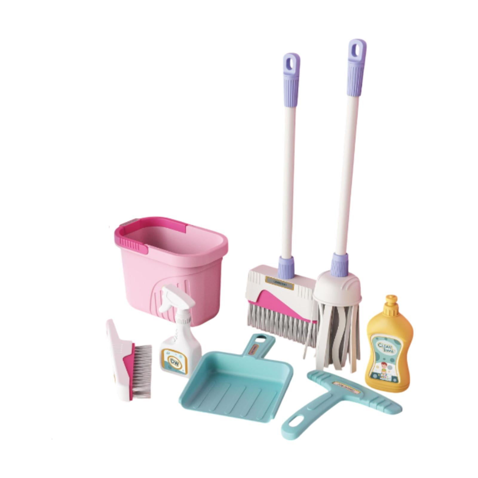Almencla Kids Cleaning Network Cleaning Toy on Dustpan House Cleaning ...
