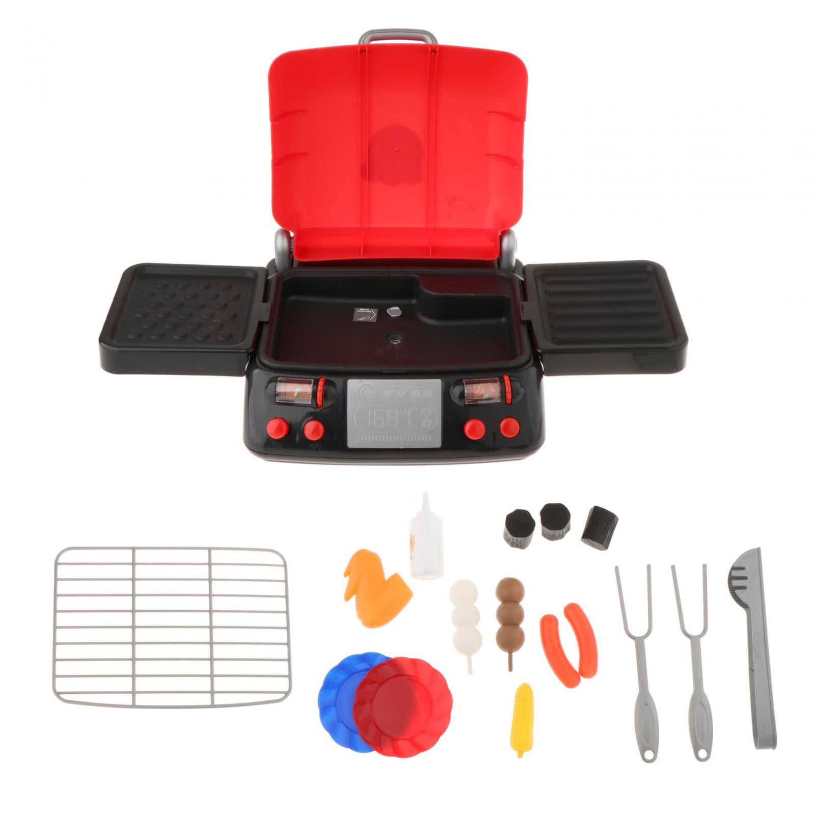 Almencla Kids Grill Playset Toddlers Barbecue Toy Set Preschool for ...