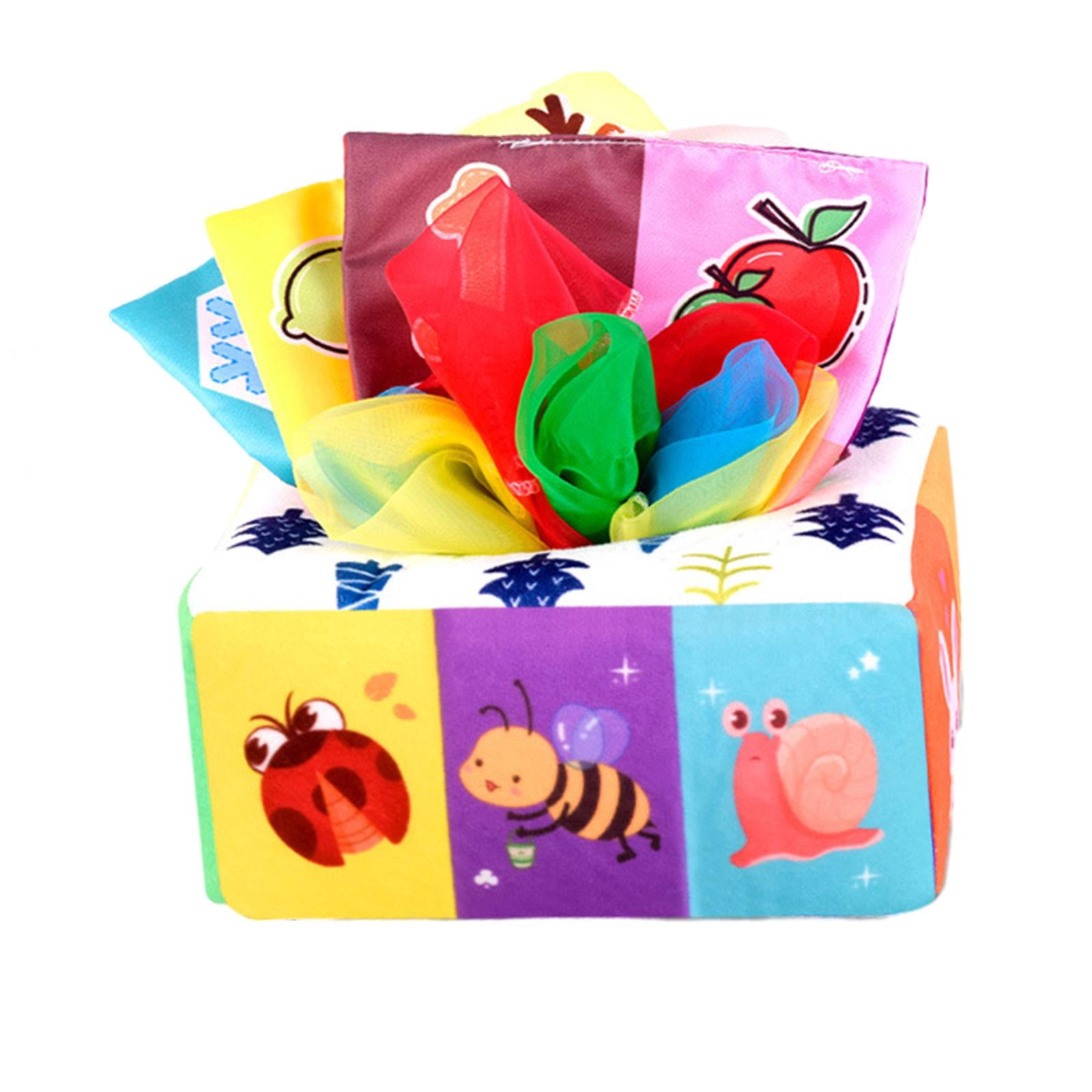 Almencla Kids Tissue Box Toys Sensory Toys Early Learning Toys ...