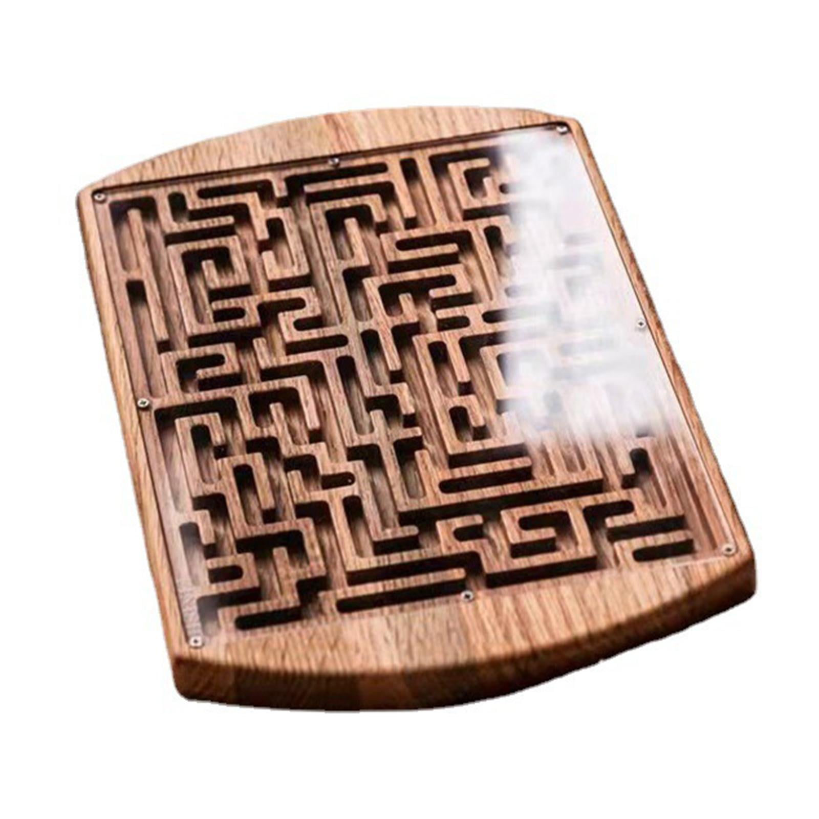 Almencla Labyrinth Game,Wooden Labyrinth Board Game,Puzzle Teaser Maze ...