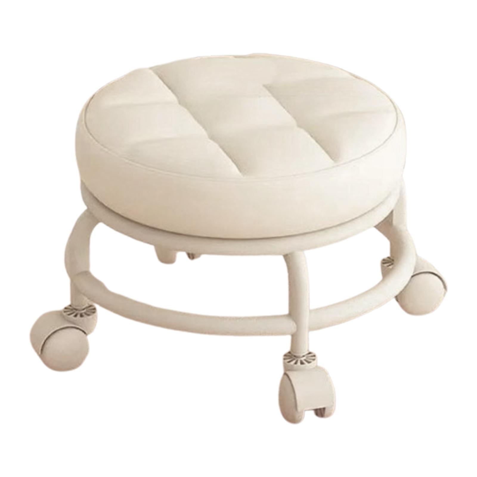 Almencla Low Rolling Stool Round Low Height Low Roller Seat for Office ...