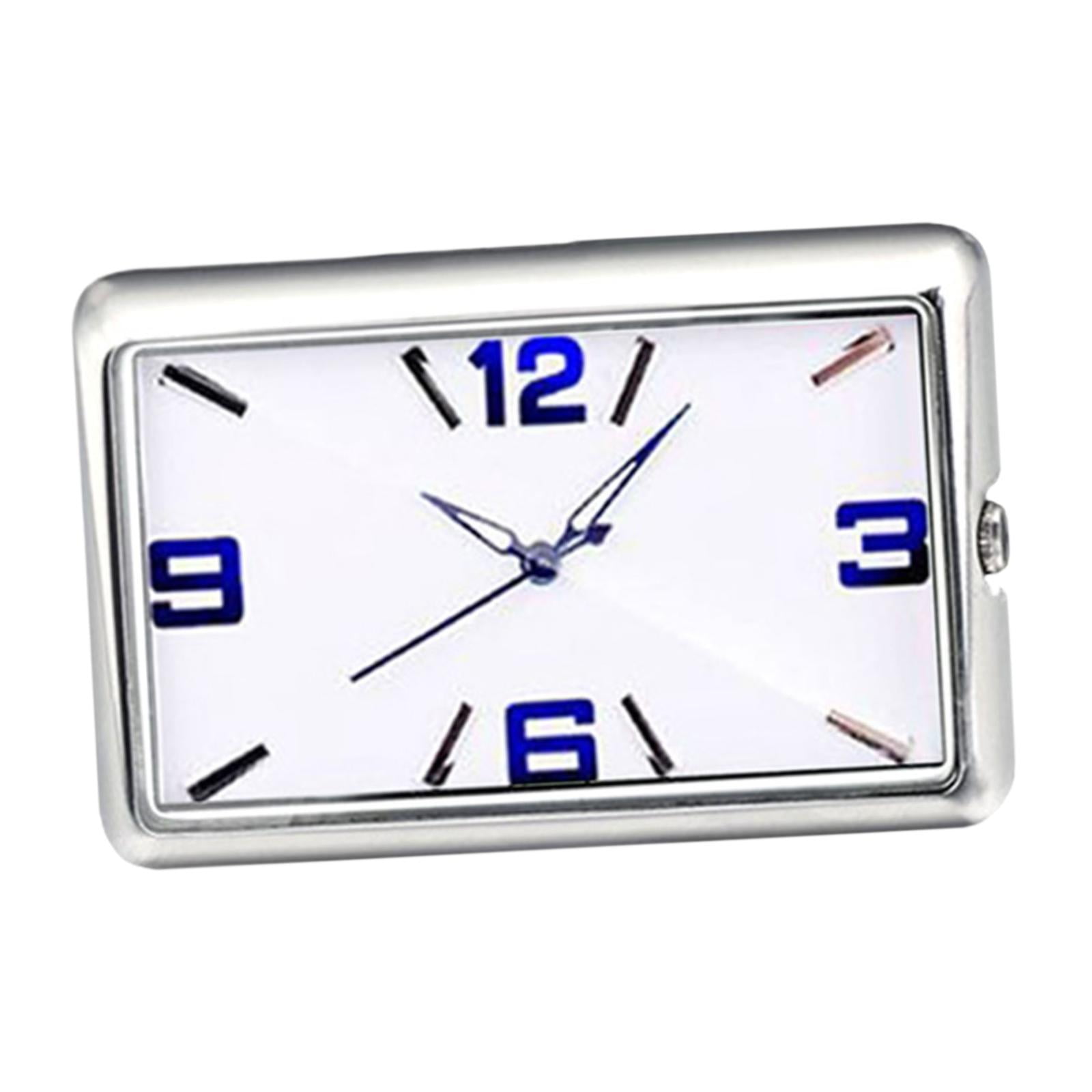 Almencla Luminous Clock Analog Air Vent Clock Office Stick on Clock for ...