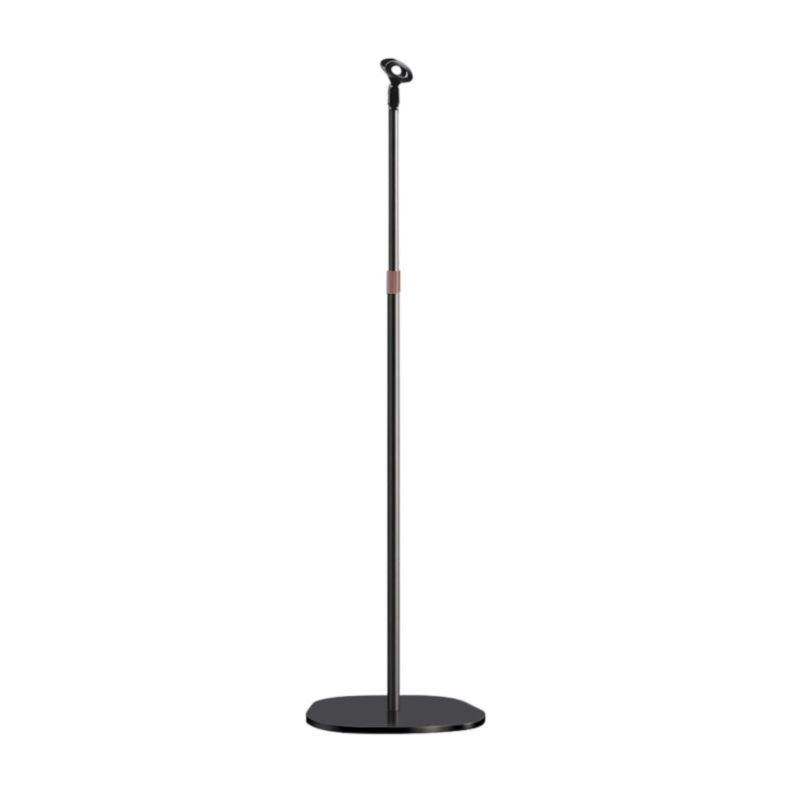 Almencla Mic Stand Heavy Duty Compact Base Stability Floor Standing Mic ...